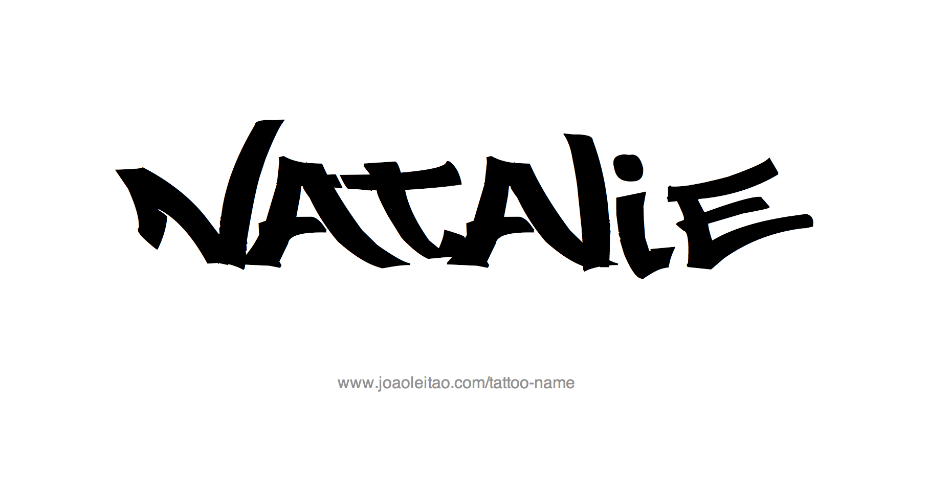 Natalie Name Tattoo Designs