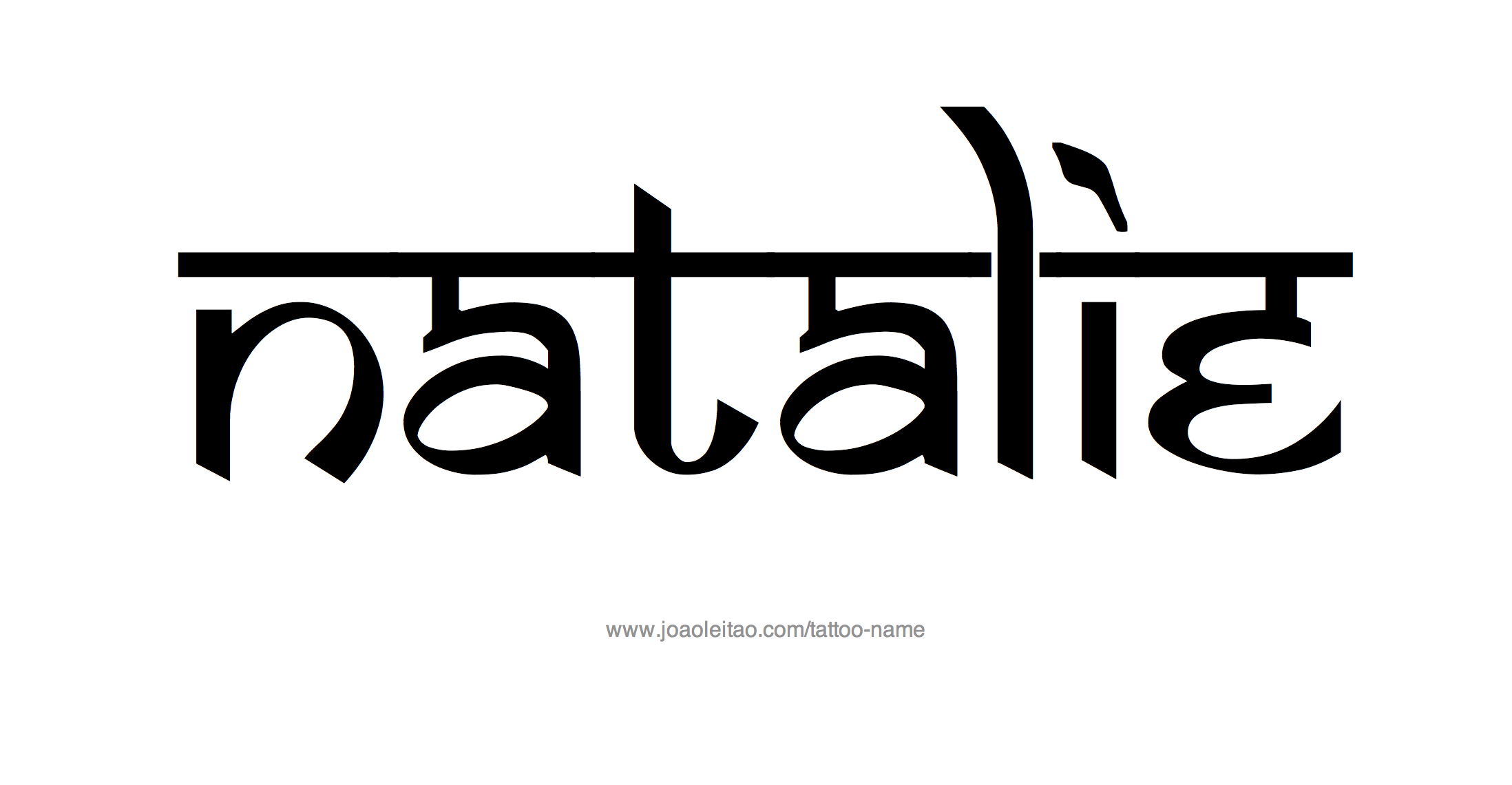 Natalie Name Tattoo Designs