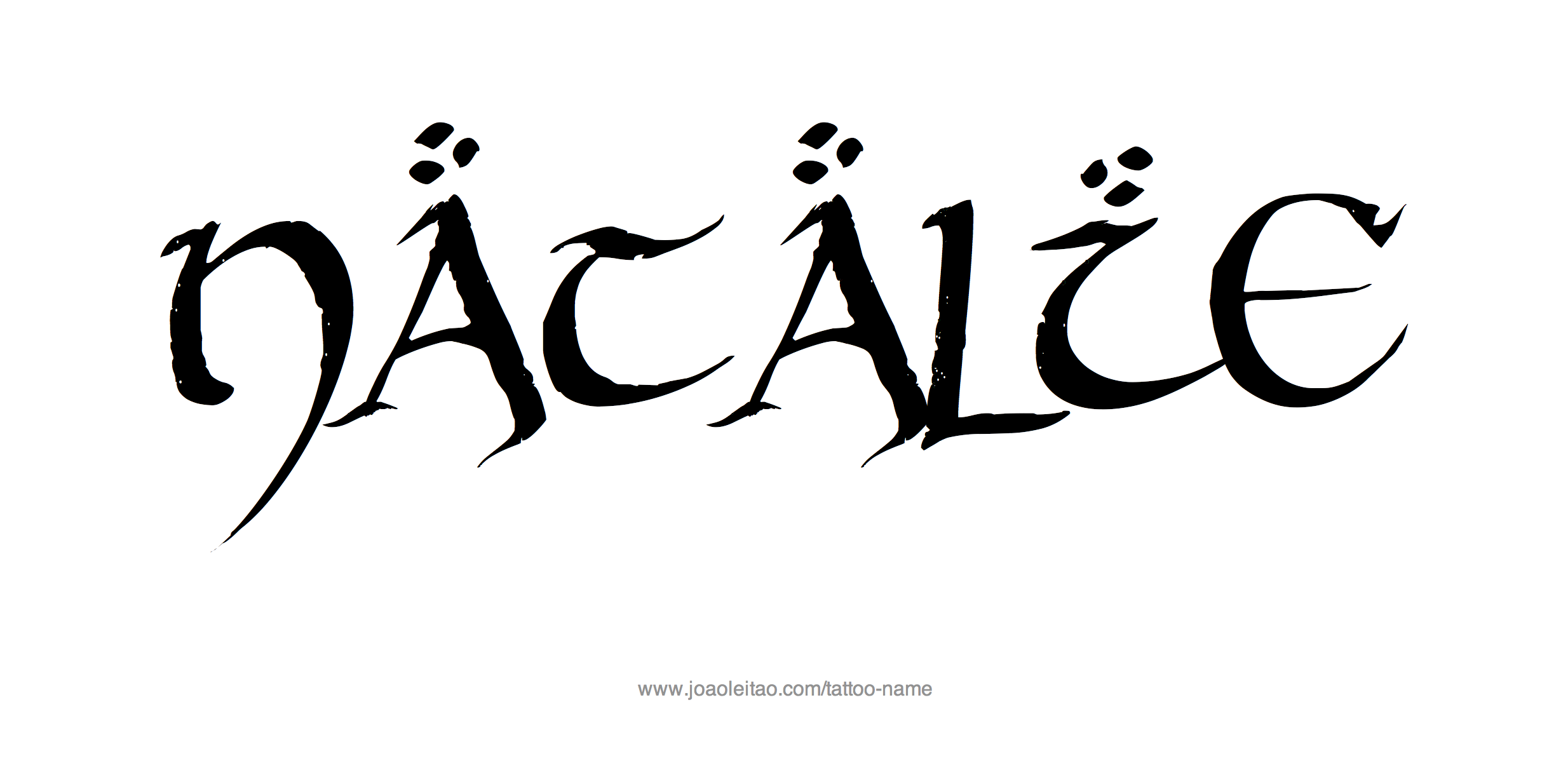 Natalie Name Tattoo Designs