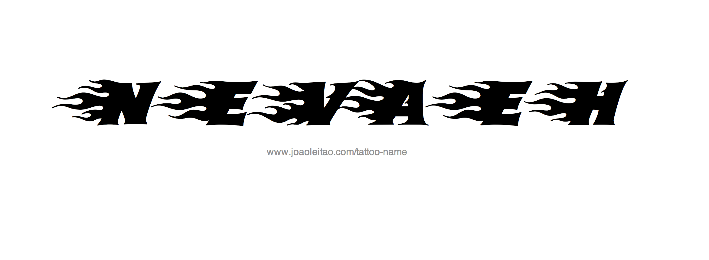 Nevaeh Name Tattoo Designs