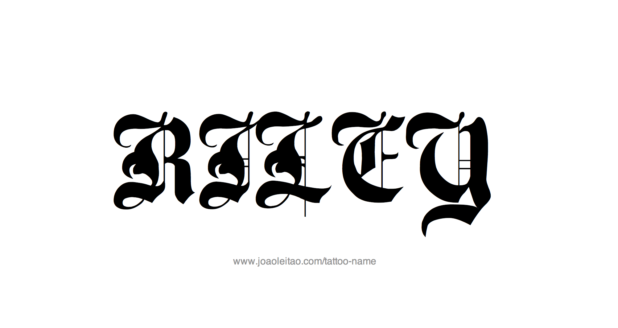Riley Name Tattoo Designs