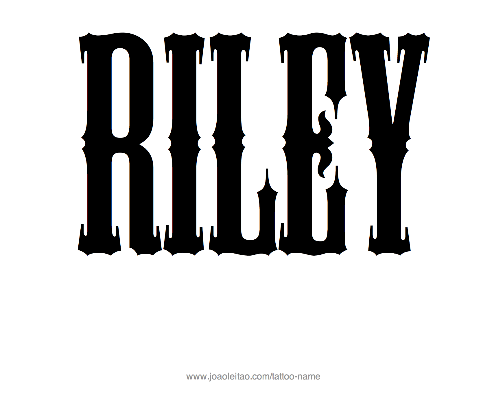 Riley Name Tattoo Designs