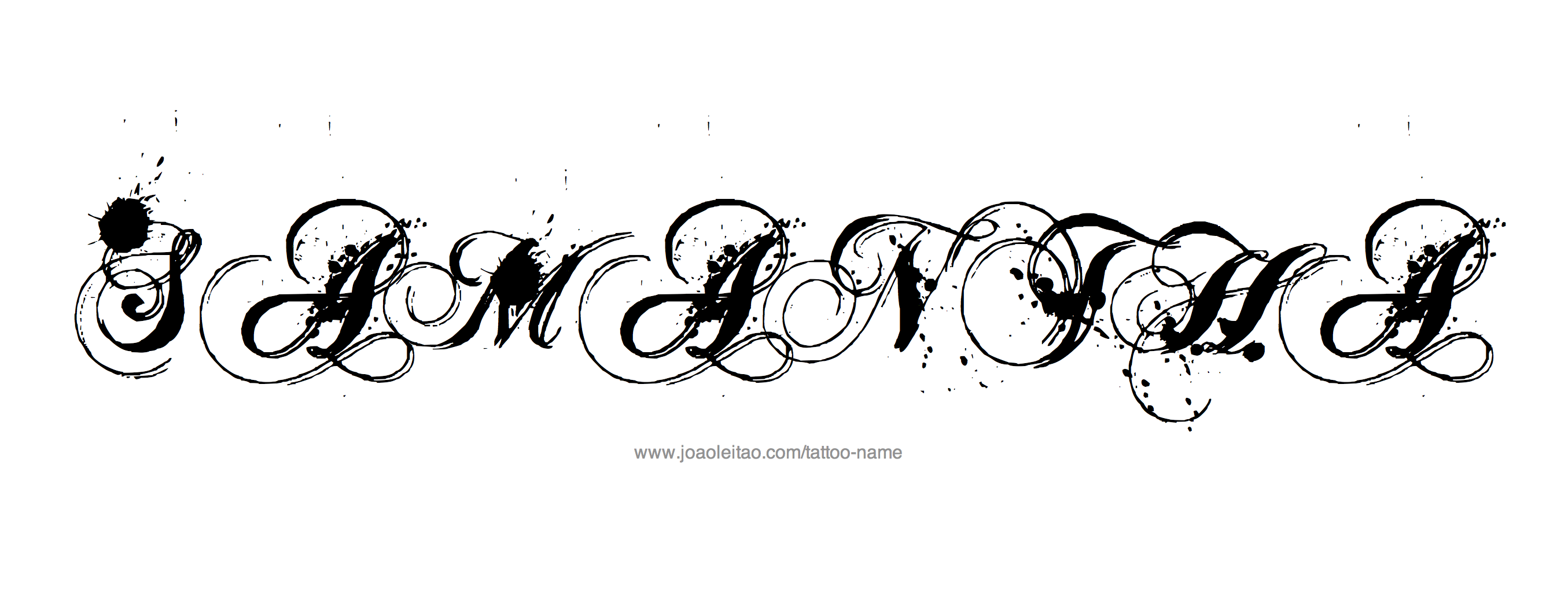 Samantha Name Tattoo Designs