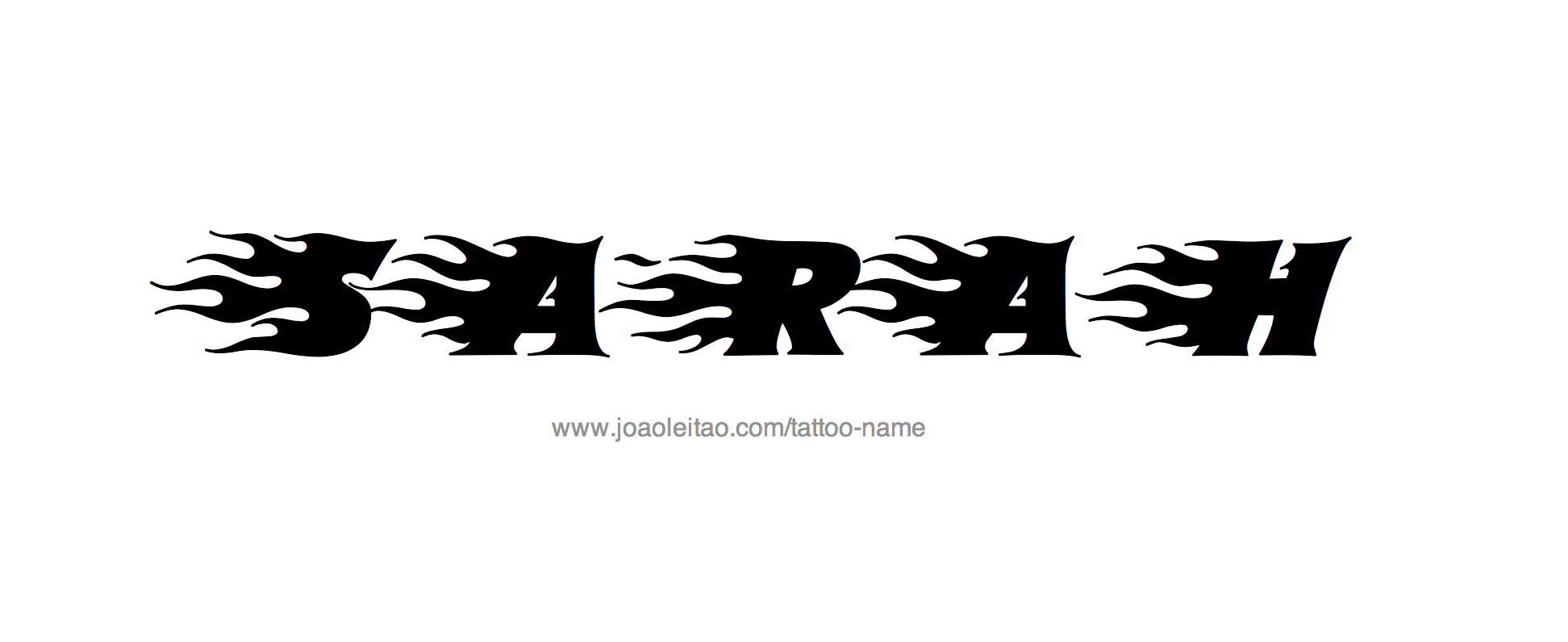 Sarah Name Tattoo Designs