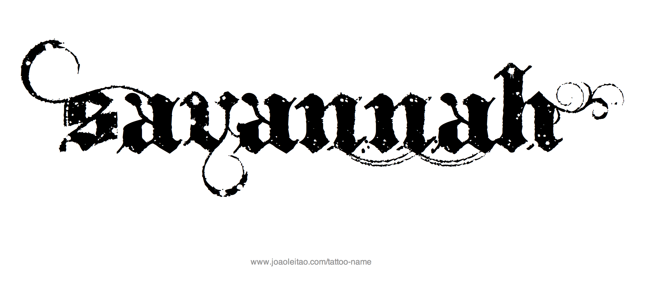 Savannah Name Tattoo Designs