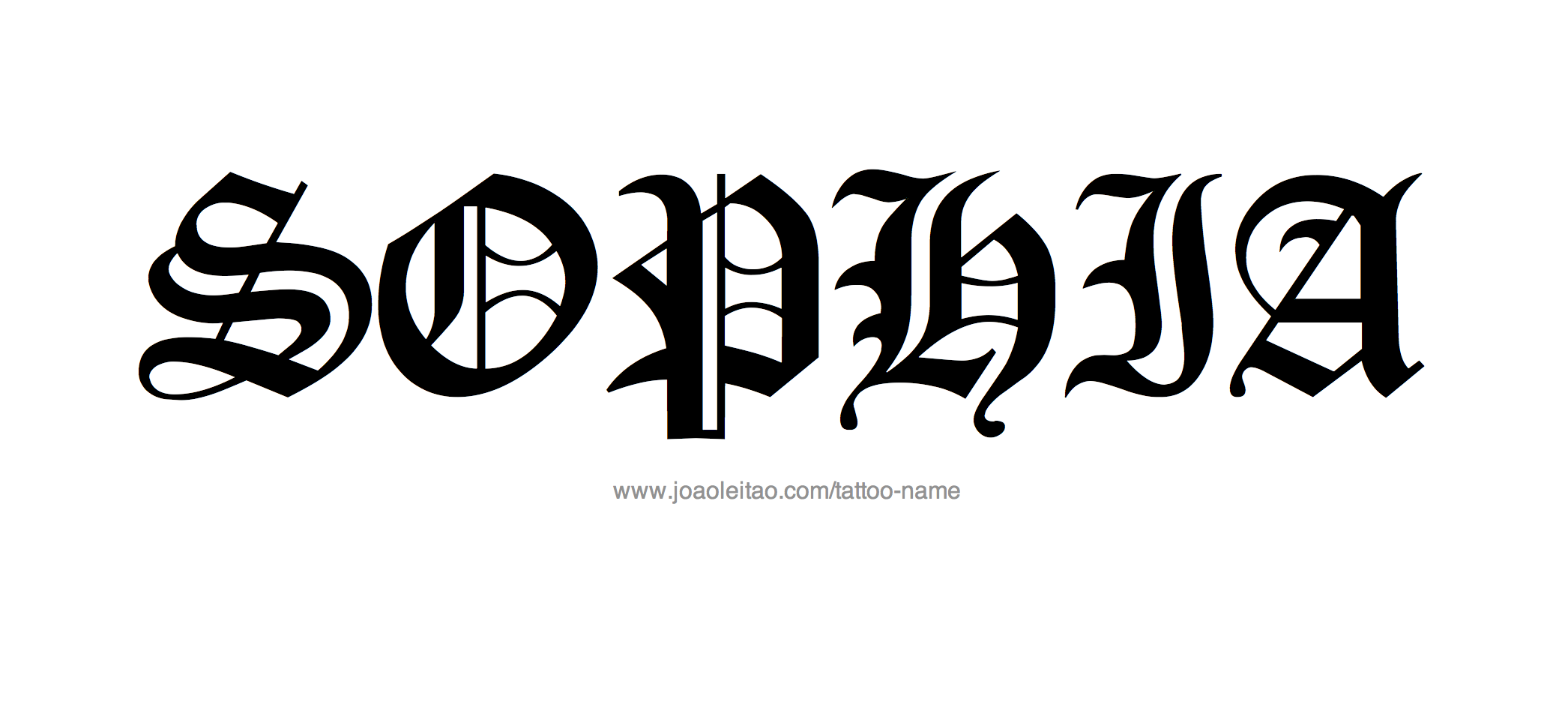 Sophia Tattoo Fonts Sophie Woman S Name. Typescript Handwritten