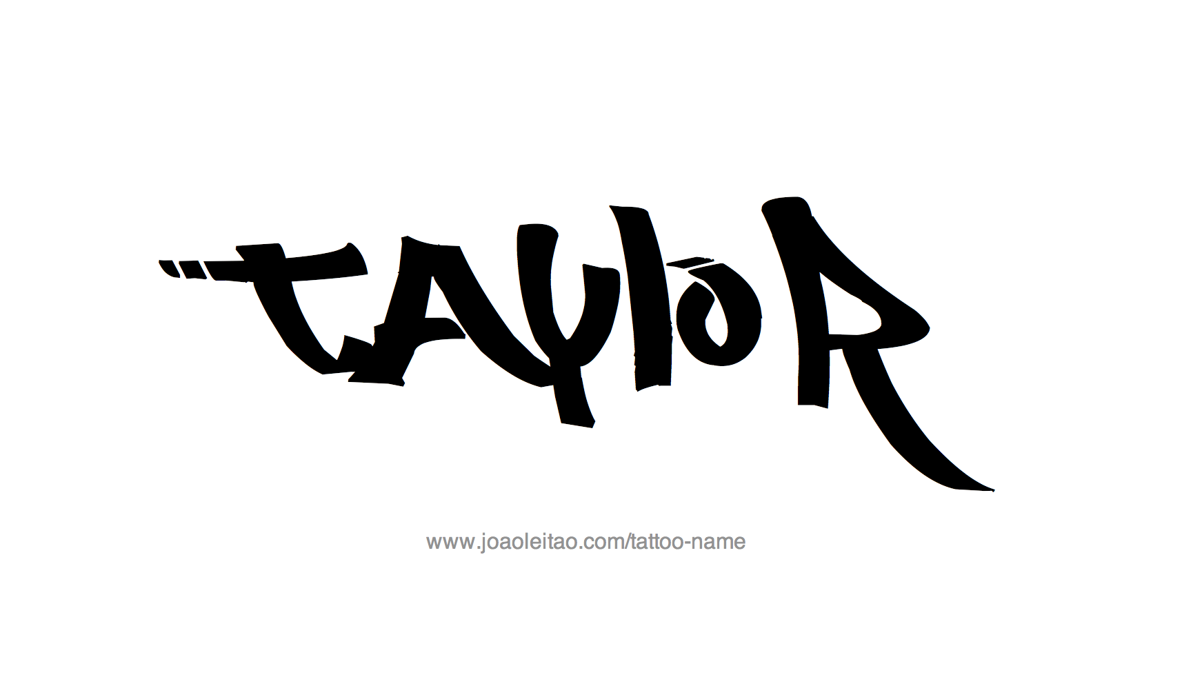 Taylor Name Tattoo Designs