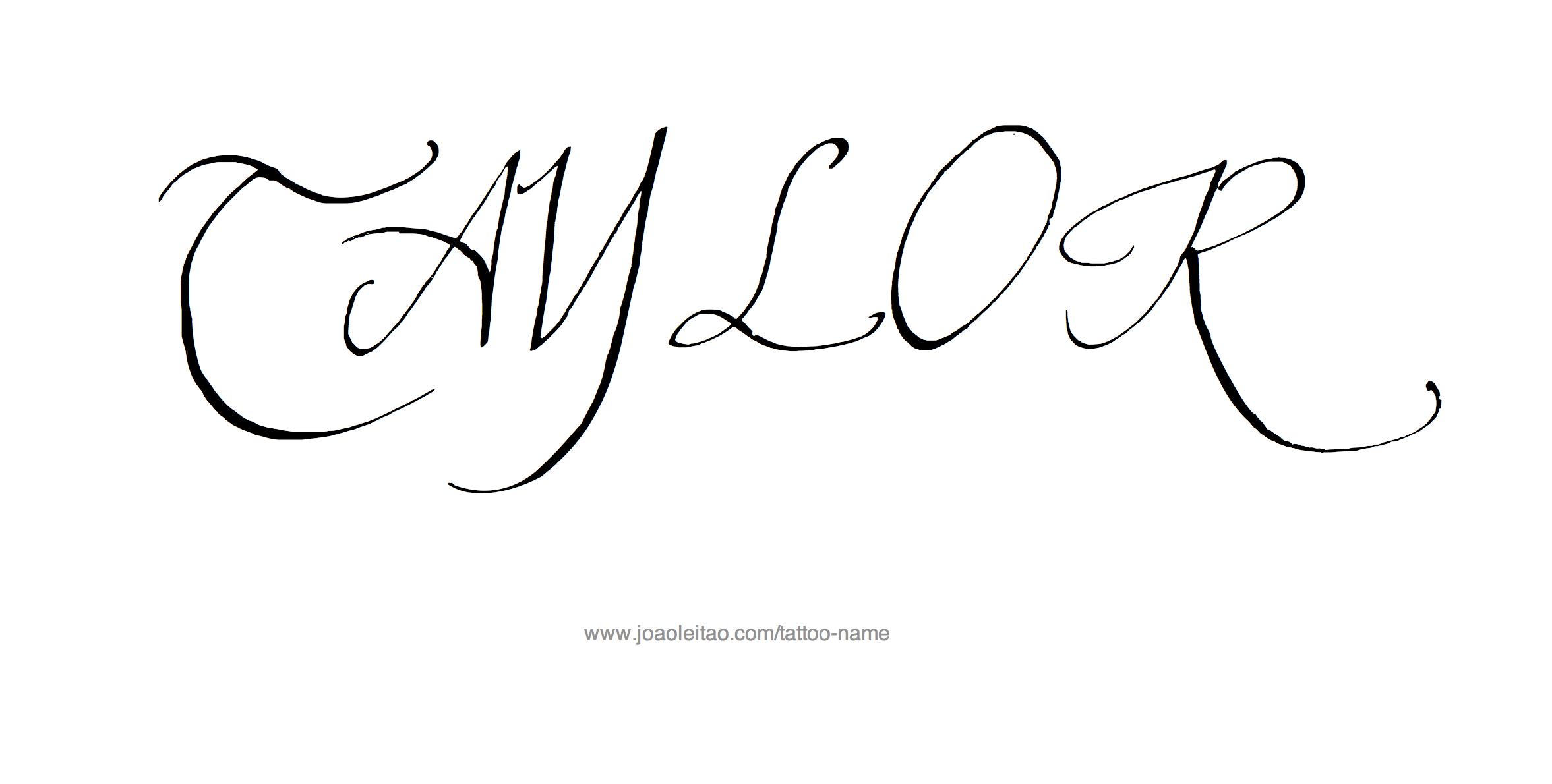 Taylor Name Tattoo Designs