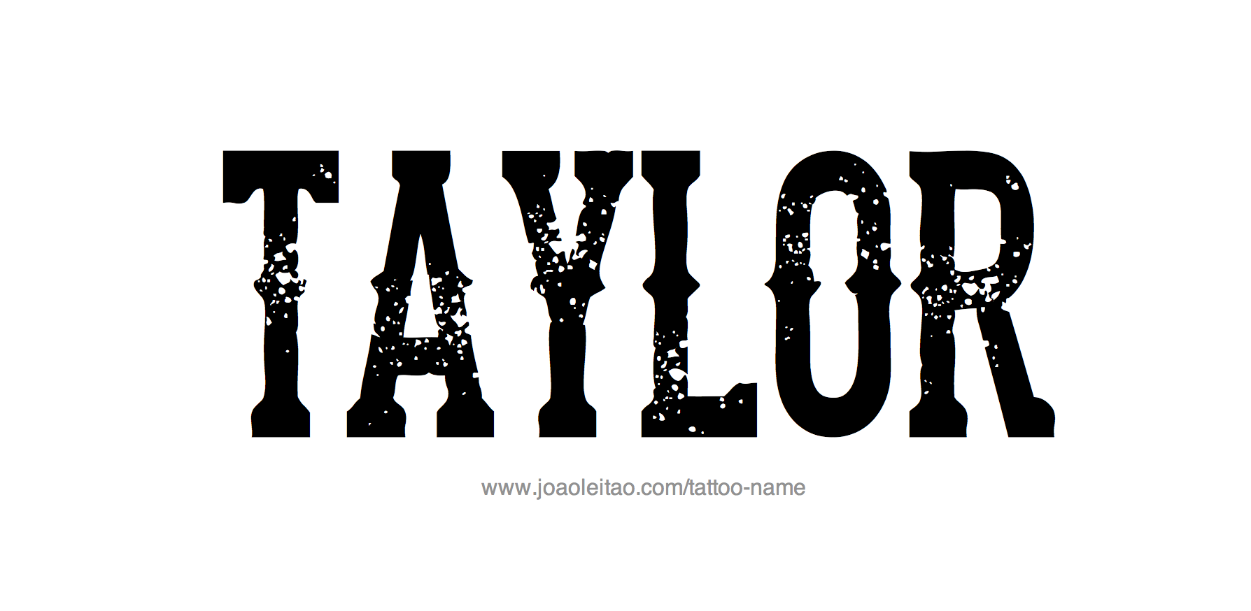Taylor Name Tattoo Designs