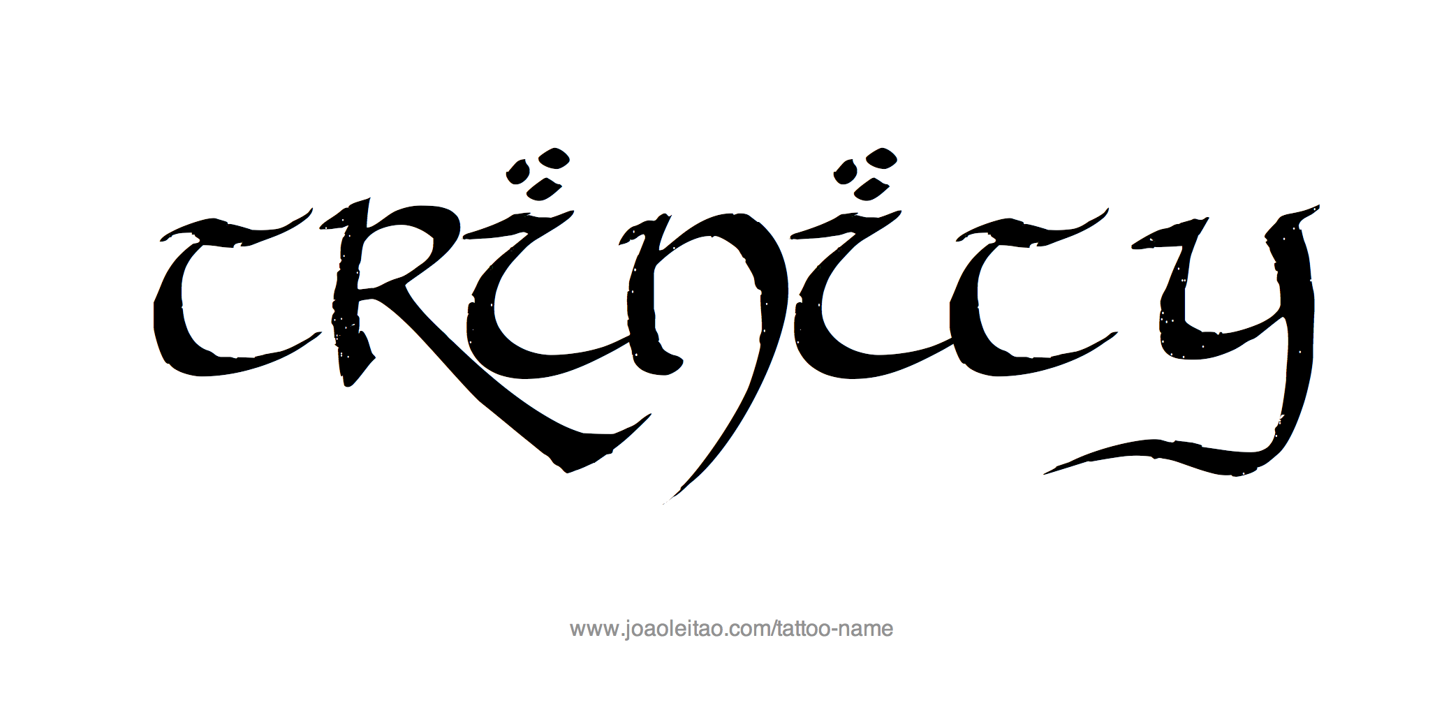 Trinity Name Tattoo Designs