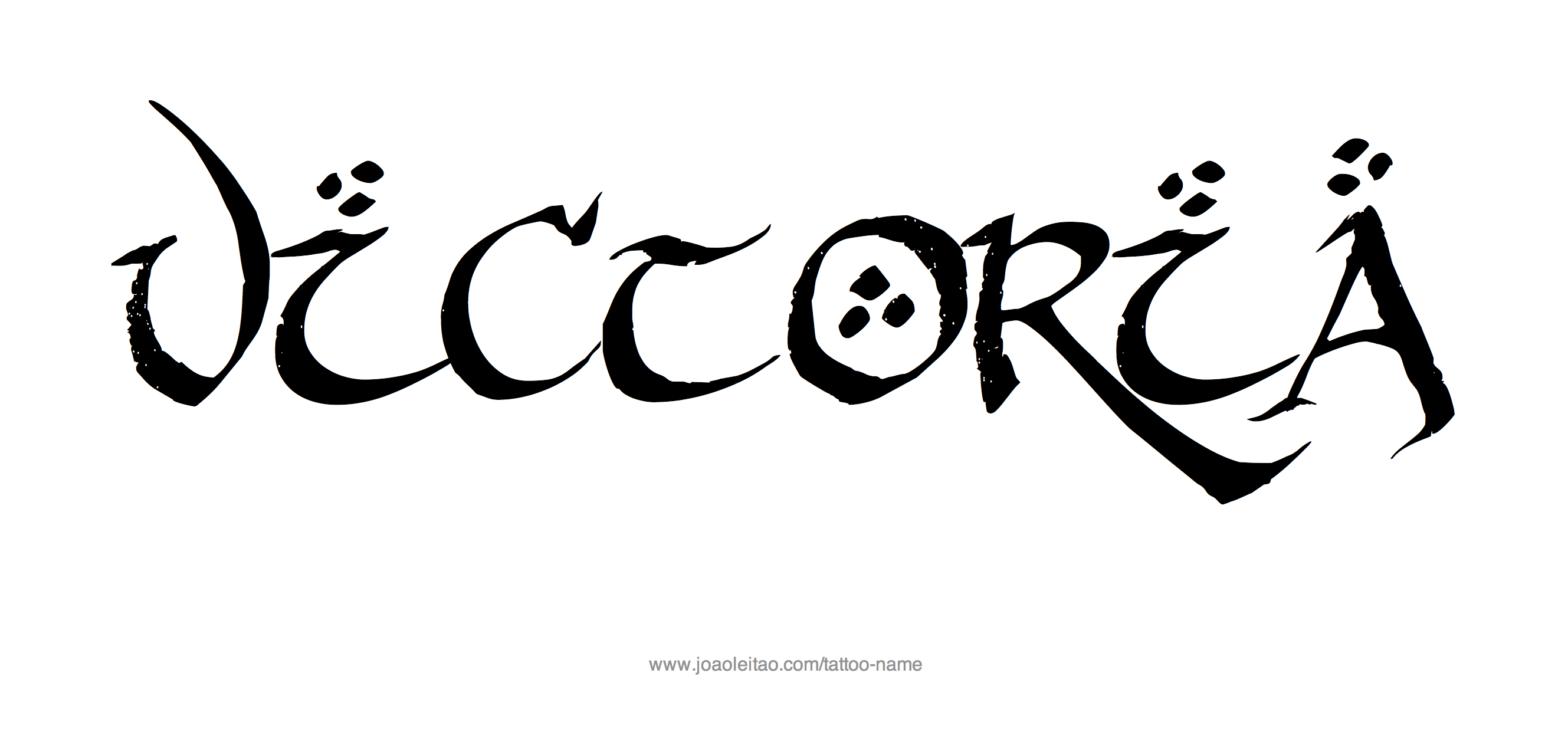 Victoria Name Tattoo Designs