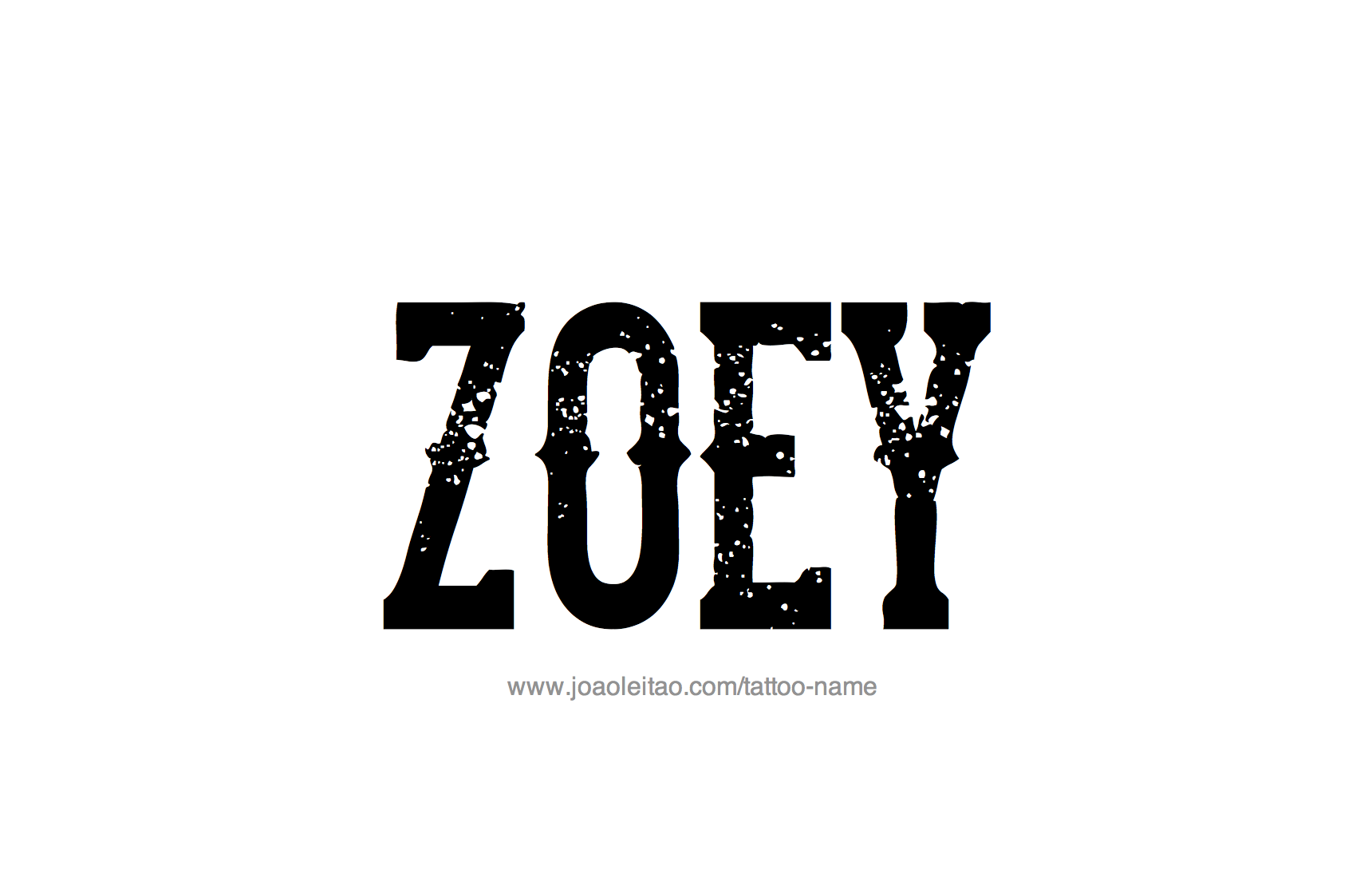 How Do You Spell The Name Zoey at Juan Maguire blog