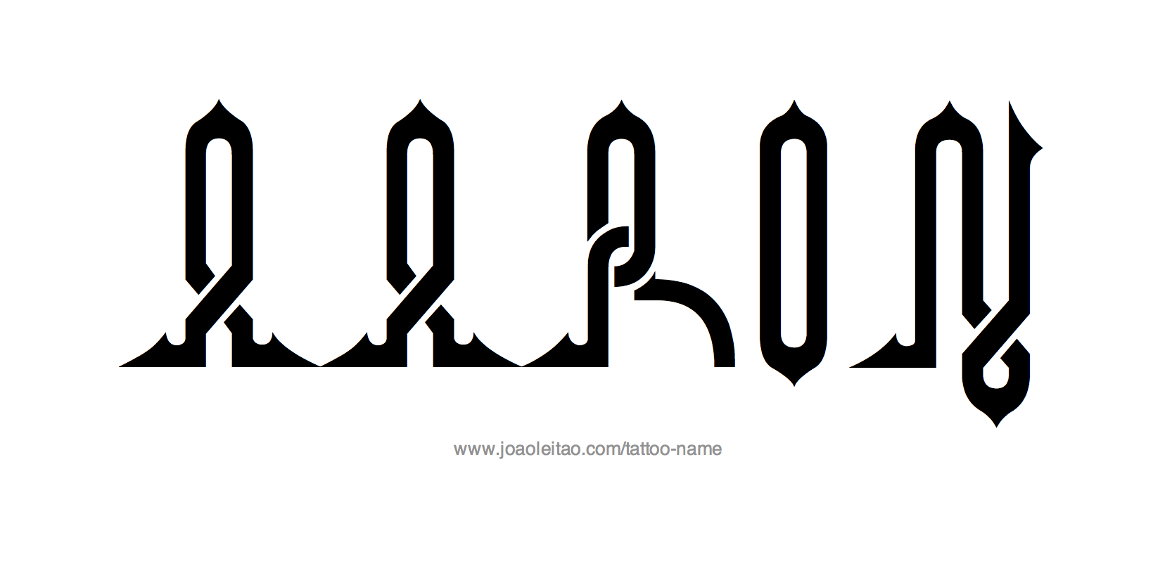 Aaron Name Tattoo Designs