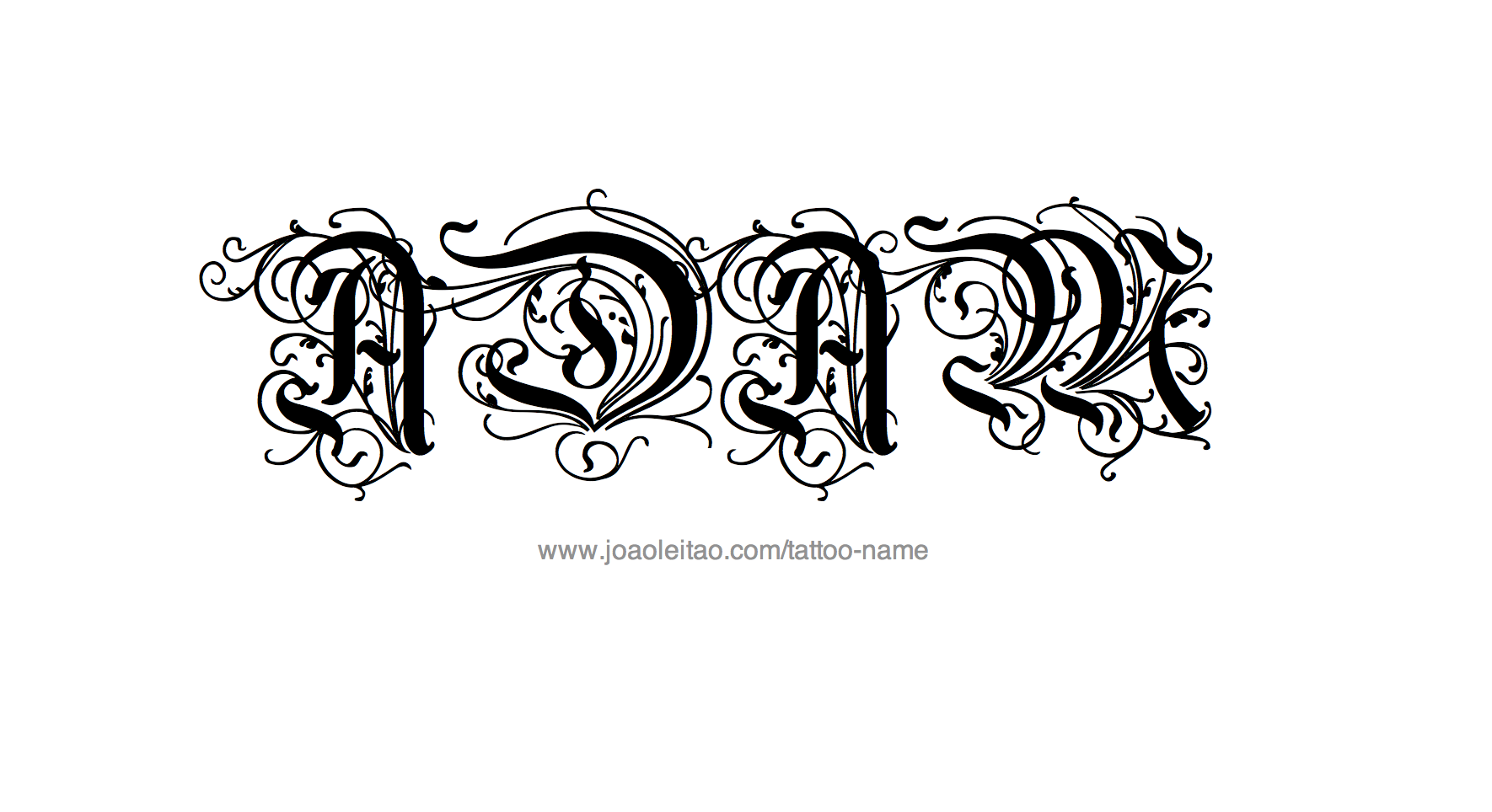 Adam Name Design