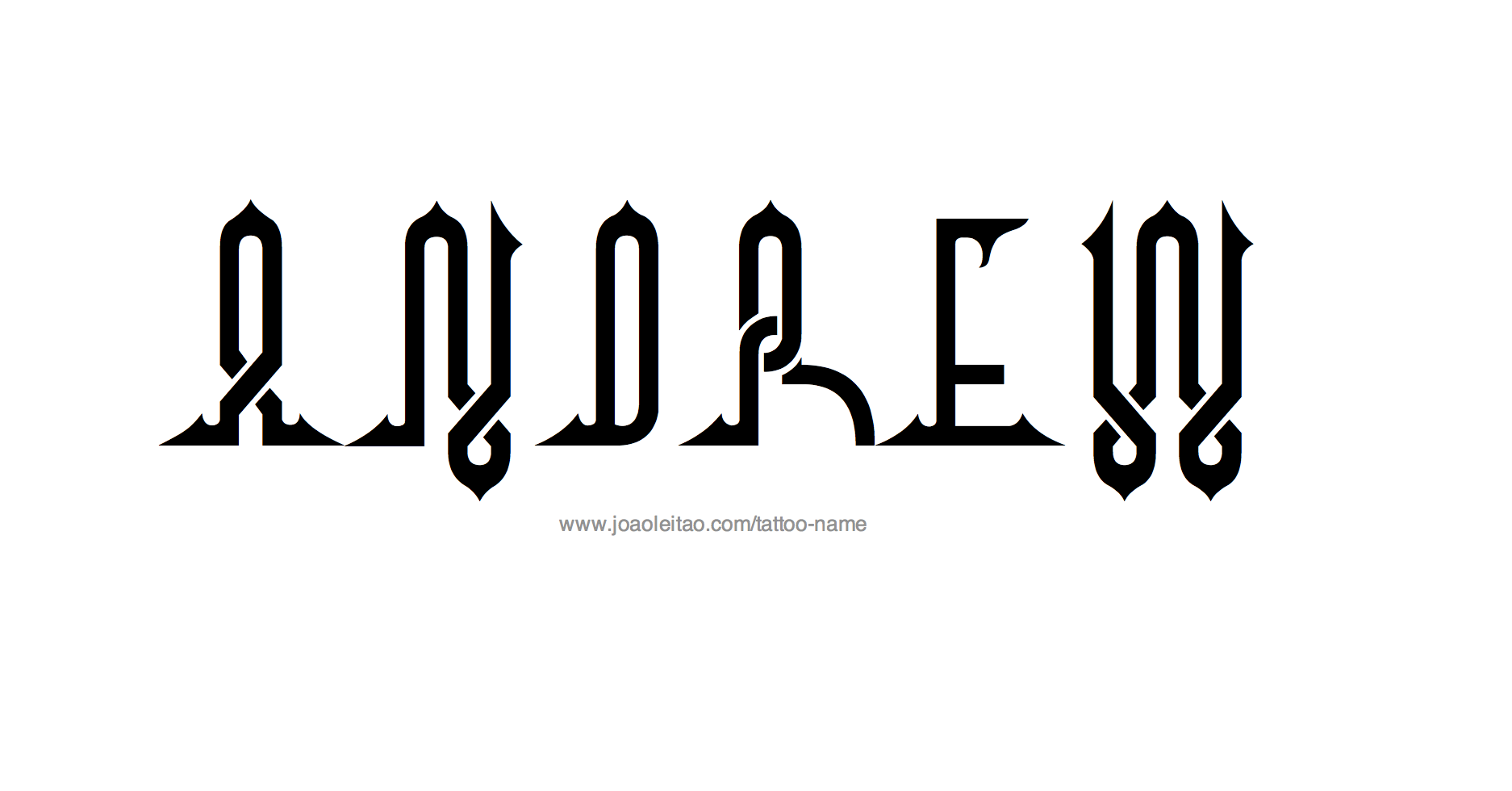 Andrew Name Tattoo Designs
