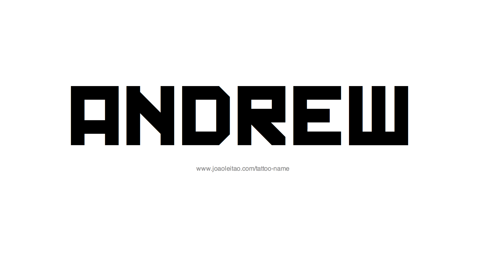 Andrew Name Tattoo Designs