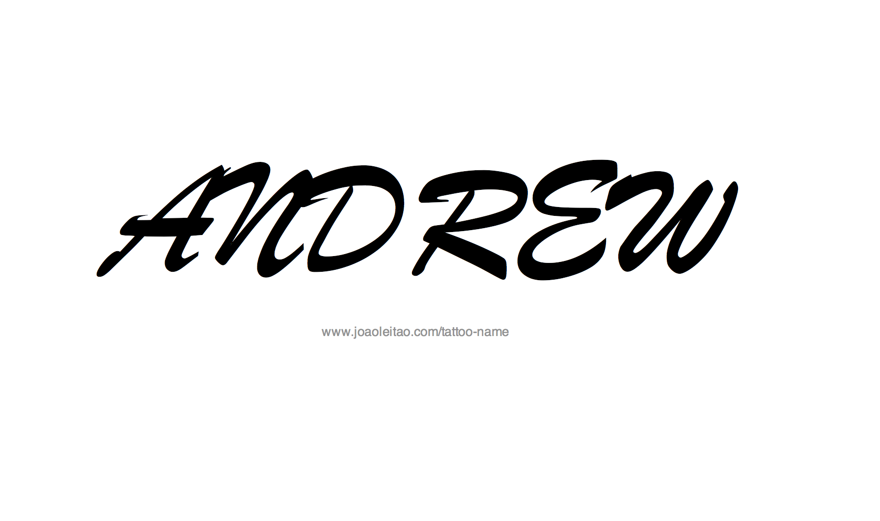 Andrew Name Tattoo Designs