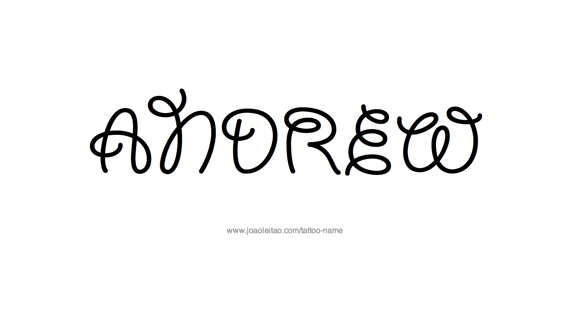 Andrew Name Tattoo Designs