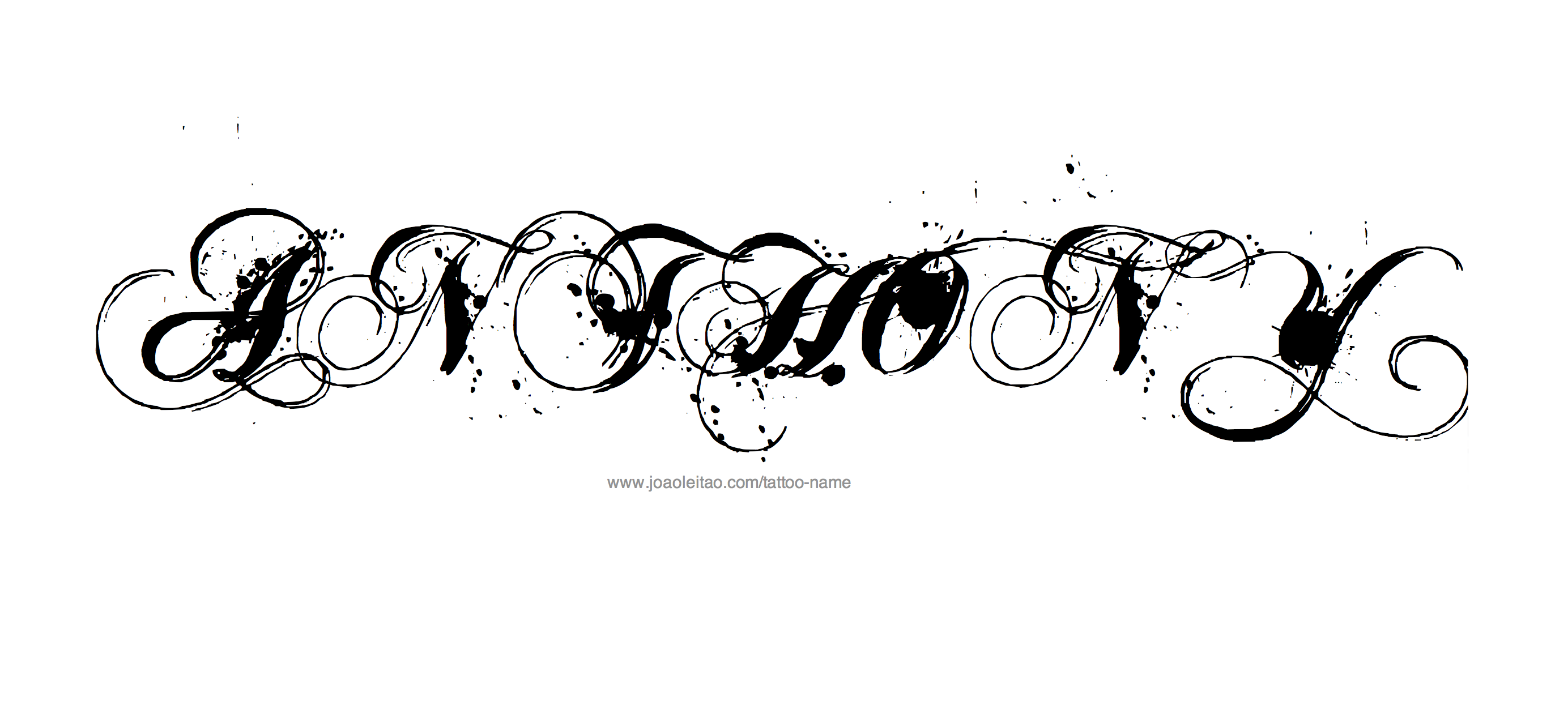 Anthony Name Tattoo Designs