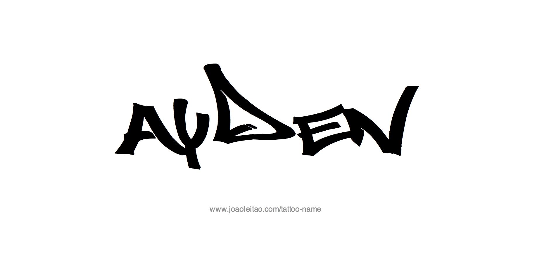 Ayden Name Tattoo Designs