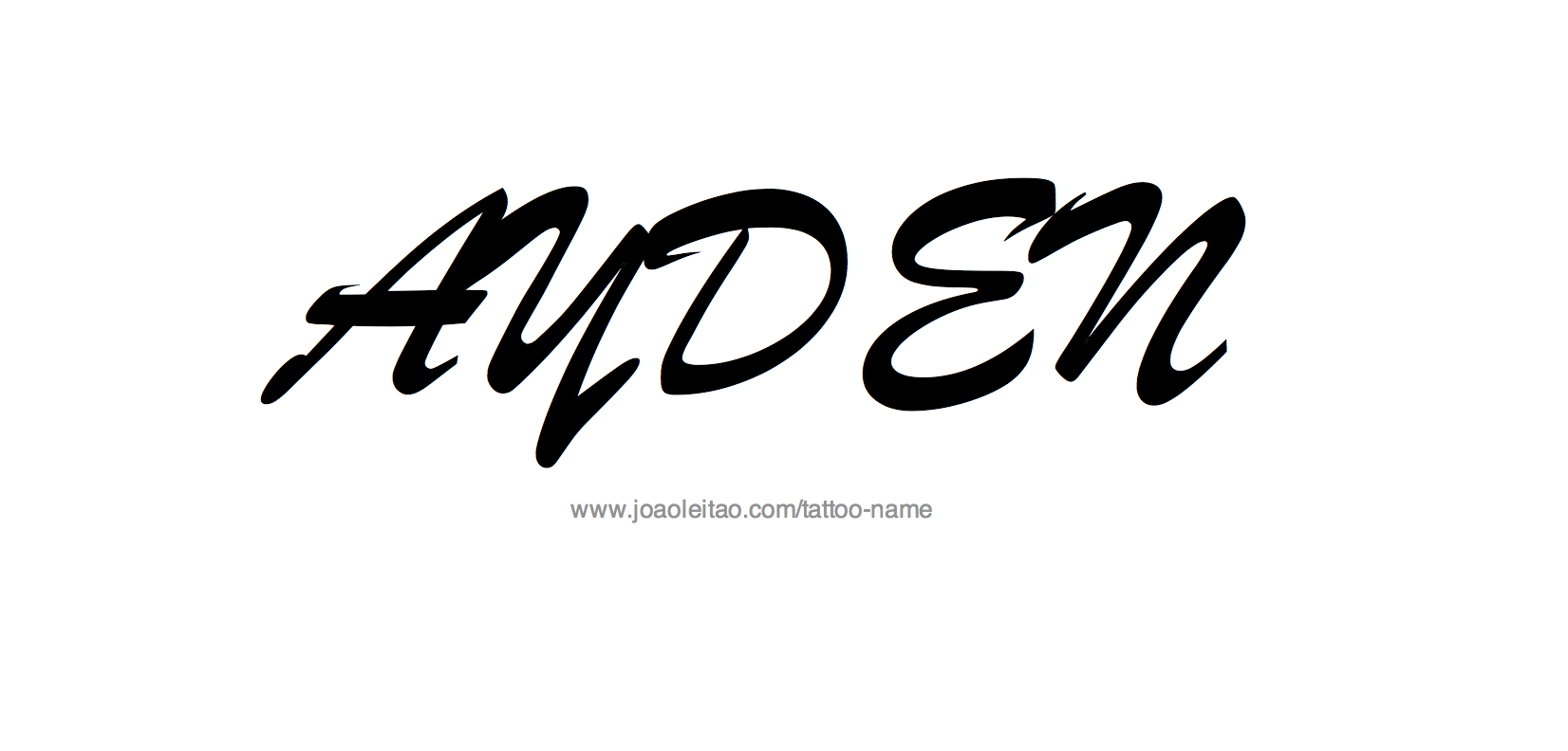 Ayden Name Tattoo Designs