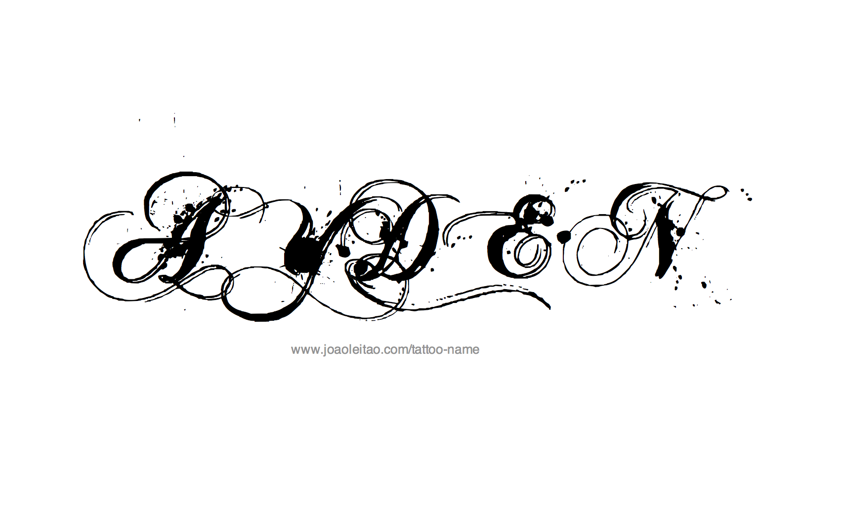 Ayden Name Tattoo Designs