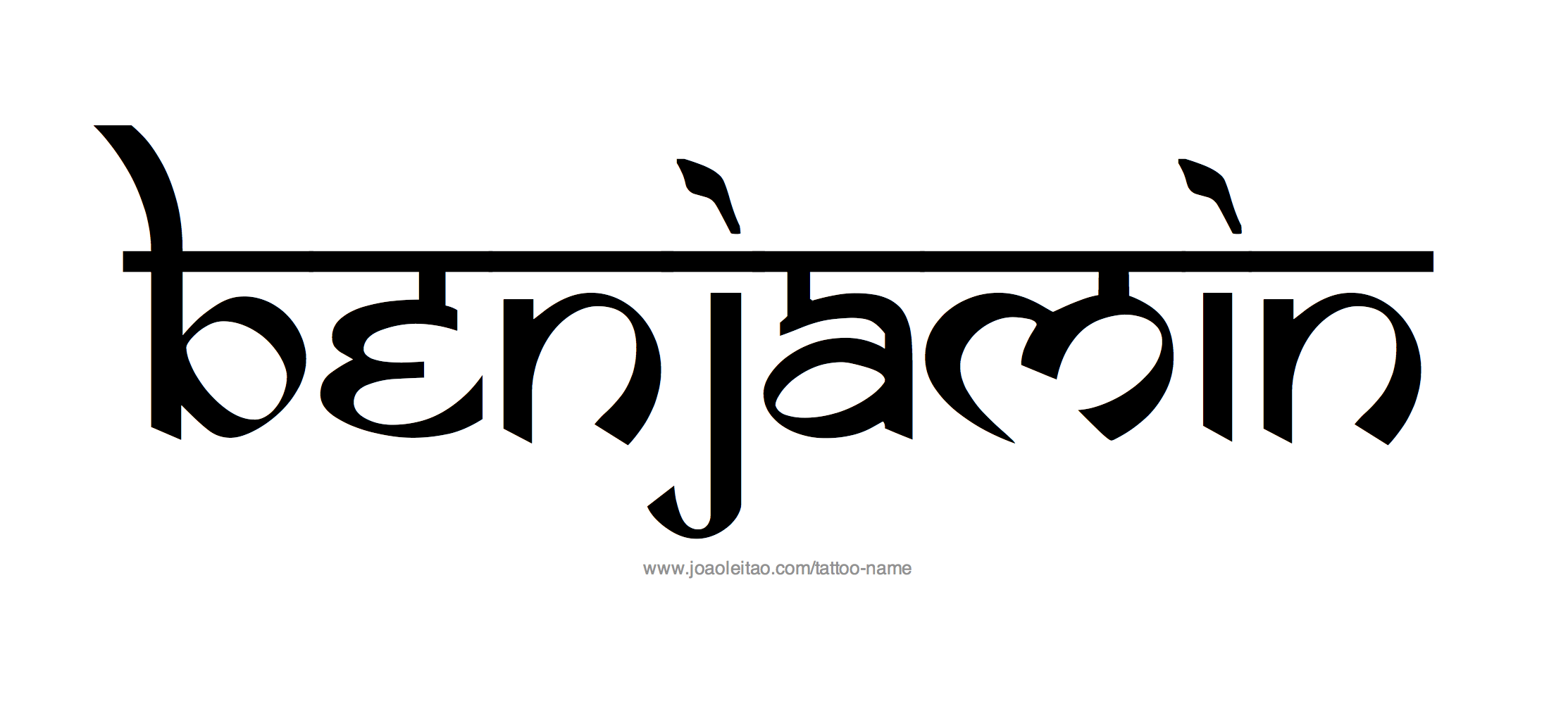 Benjamin Name Tattoo Designs