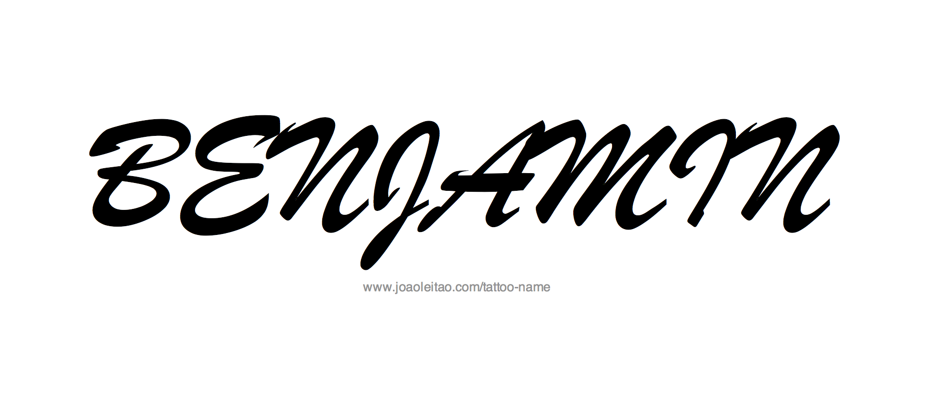 Benjamin Name Tattoo Designs