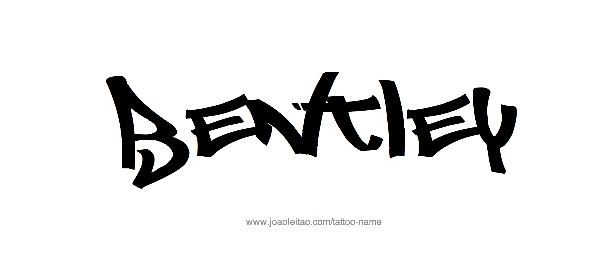 Bentley Name Tattoo Designs
