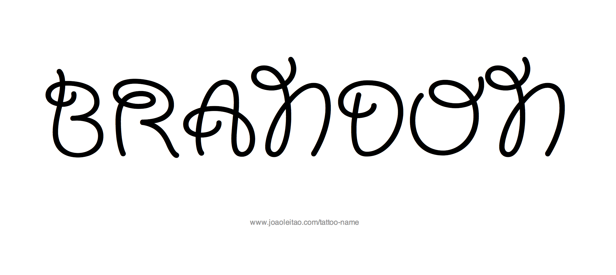 Brandon Name Tattoo Designs