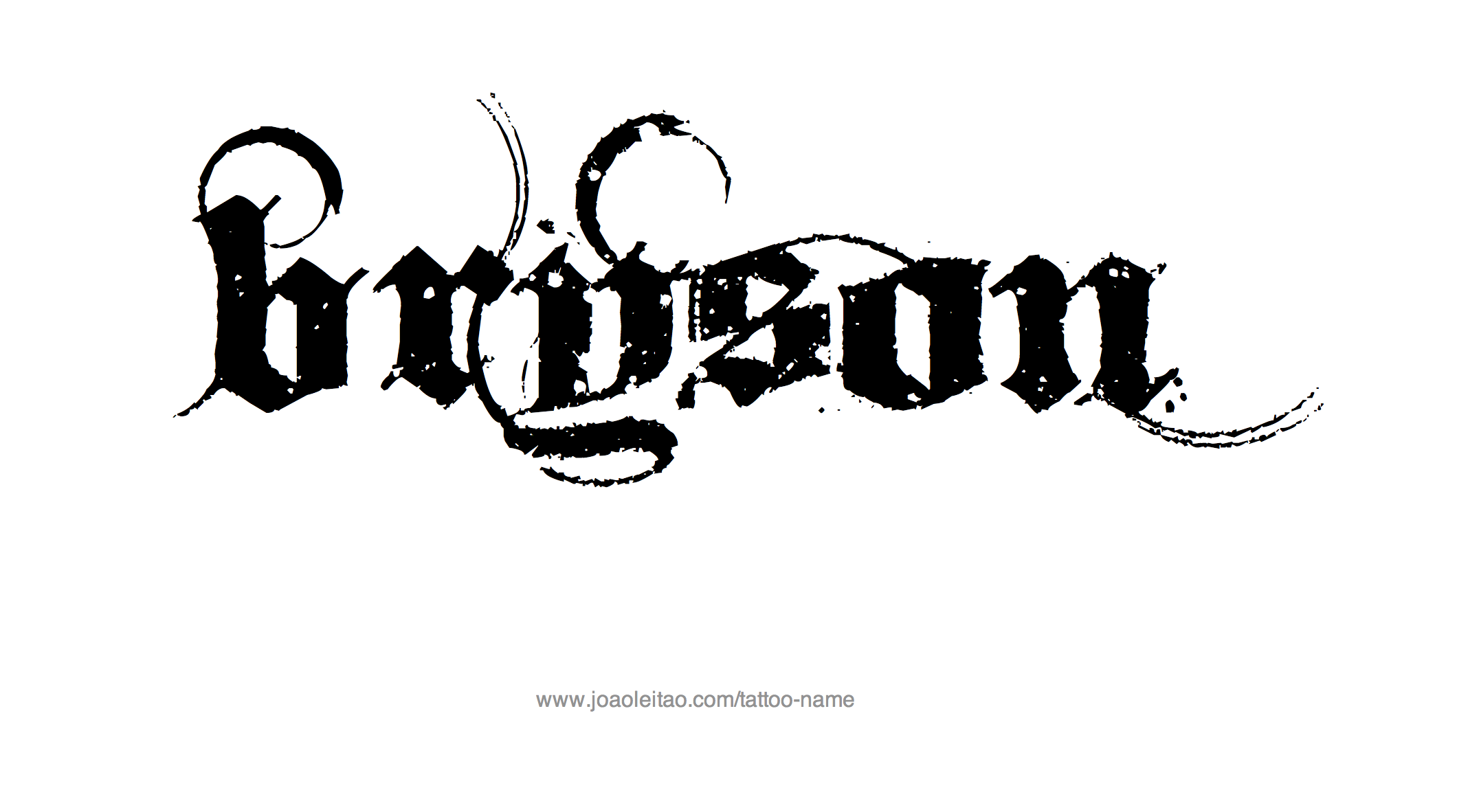 Bryson Name Tattoo Designs