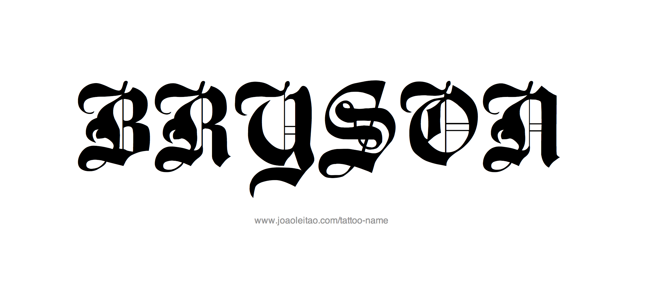 Bryson Name Tattoo Designs