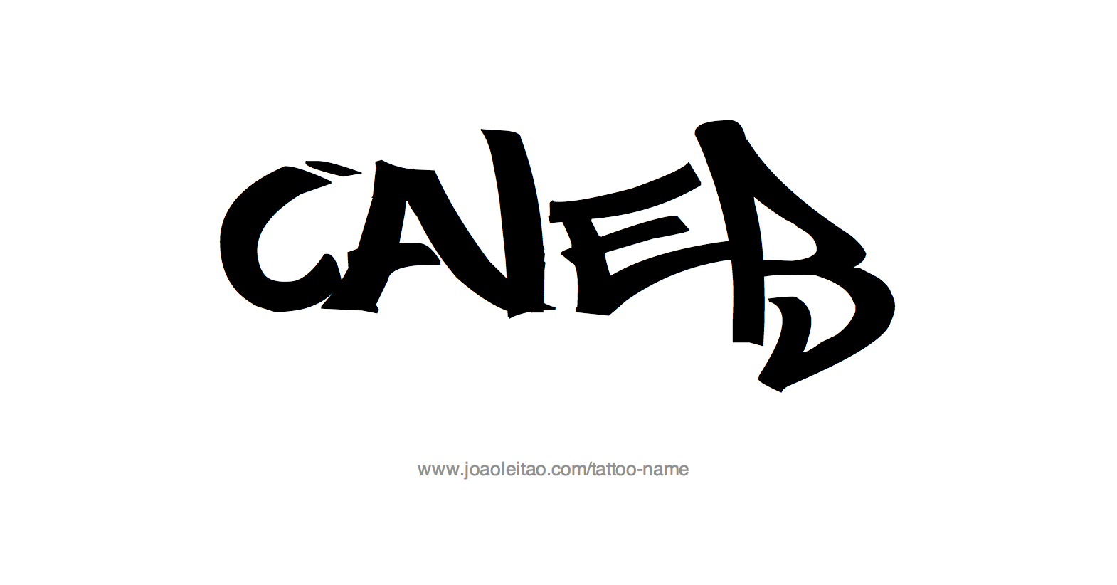Caleb Name Tattoo Designs