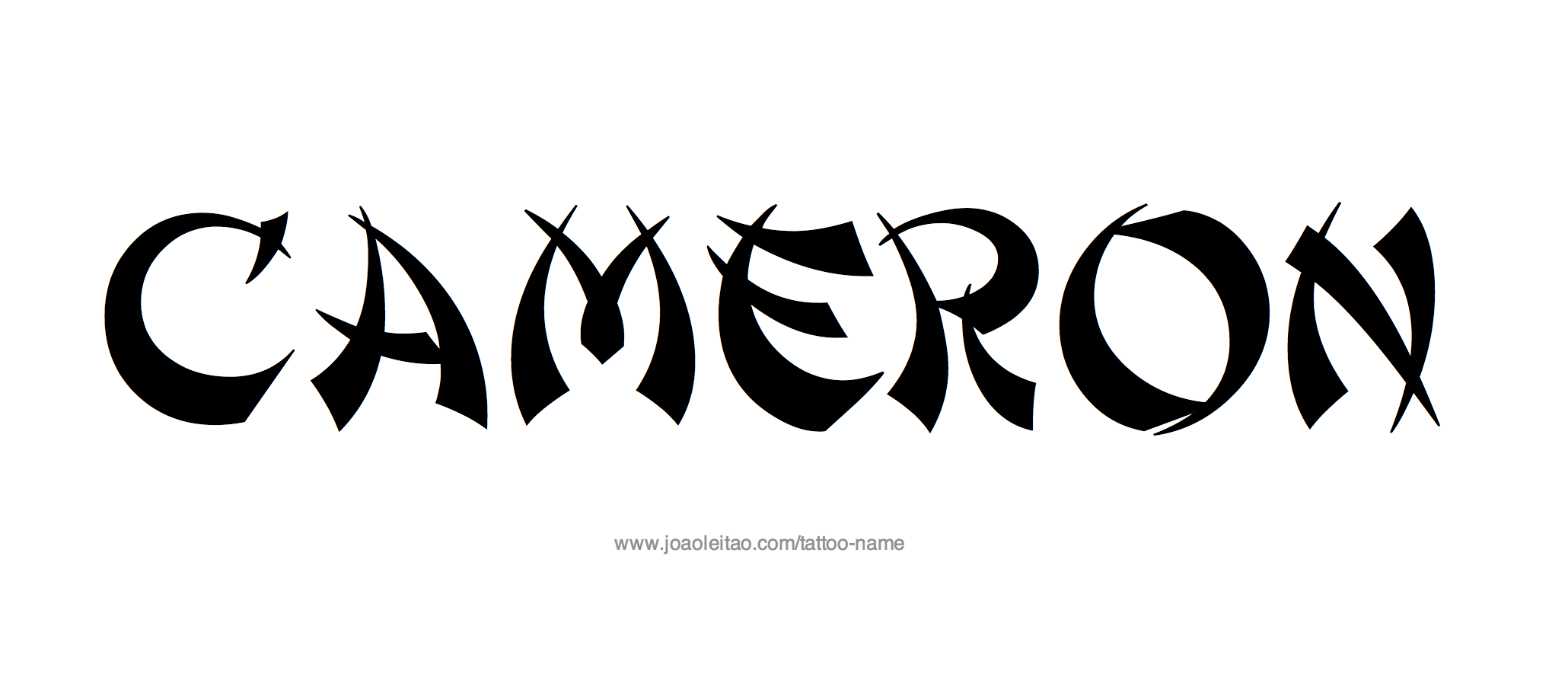 Cameron Name Tattoo Designs