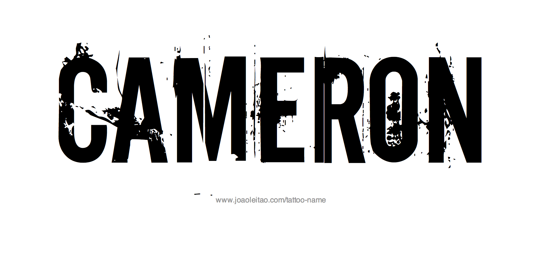 Cameron Name Tattoo Designs