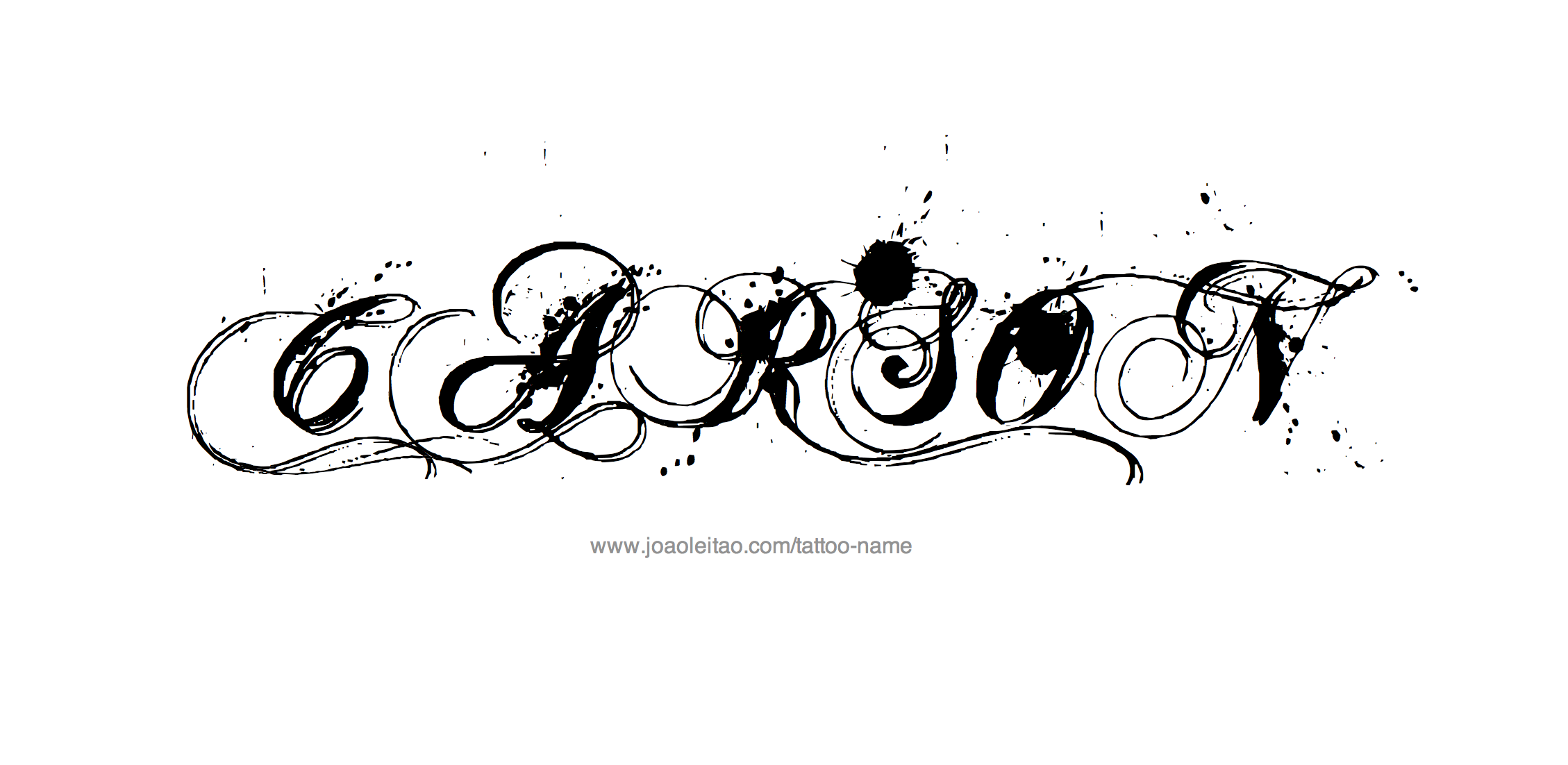 Carson Name Tattoo Designs