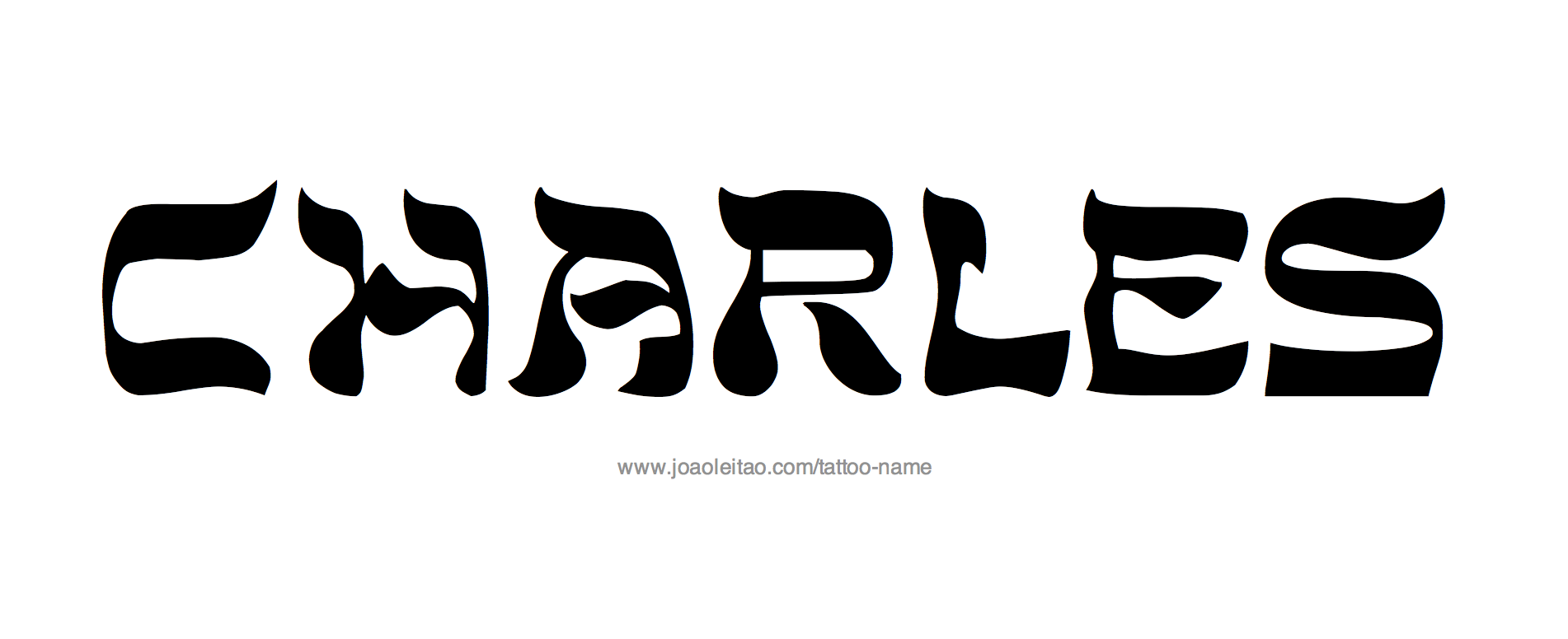 Charles Name Tattoo Designs