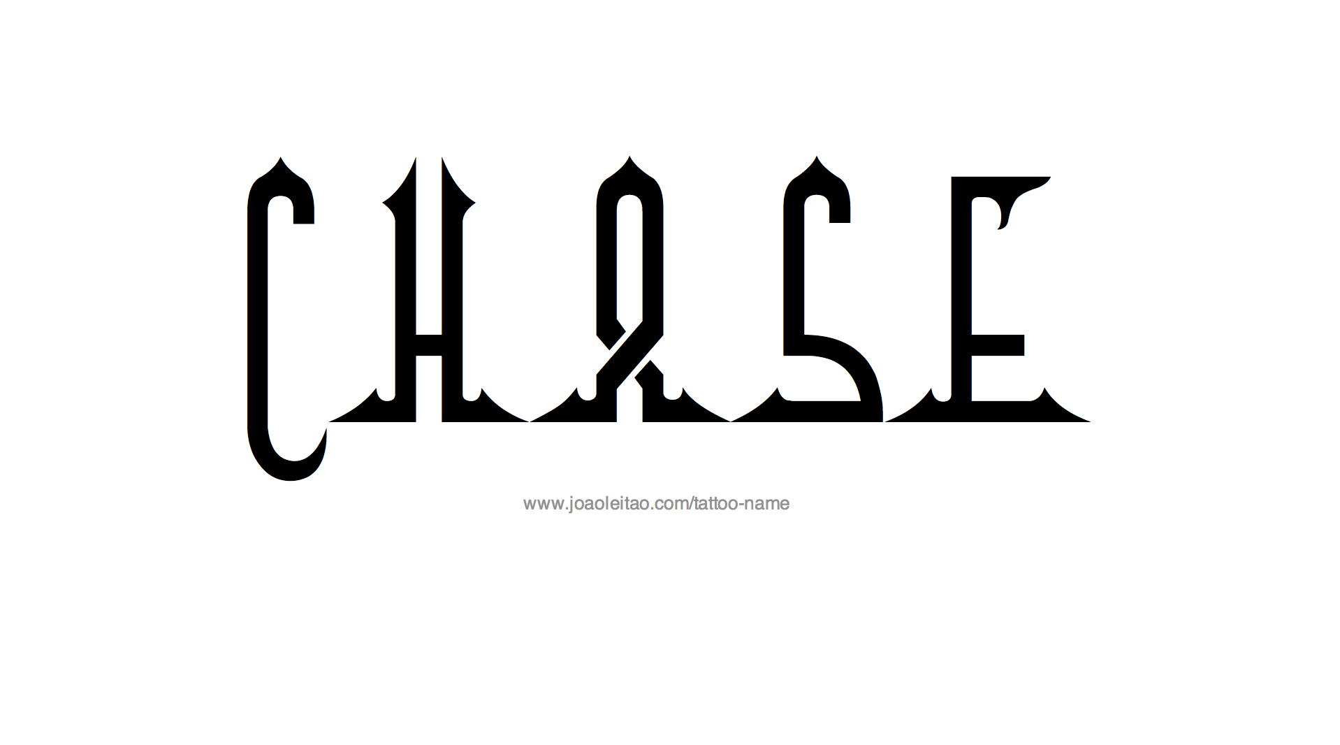 Chase Name Tattoo Designs