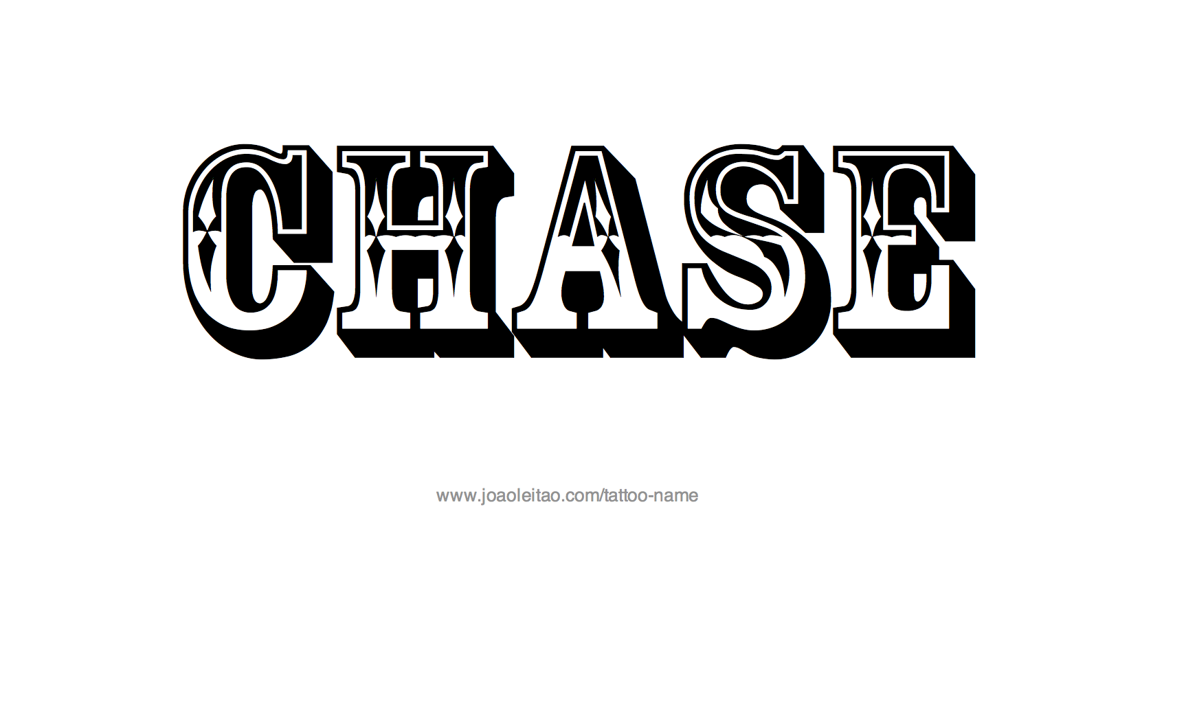 Chase Name Tattoo Designs