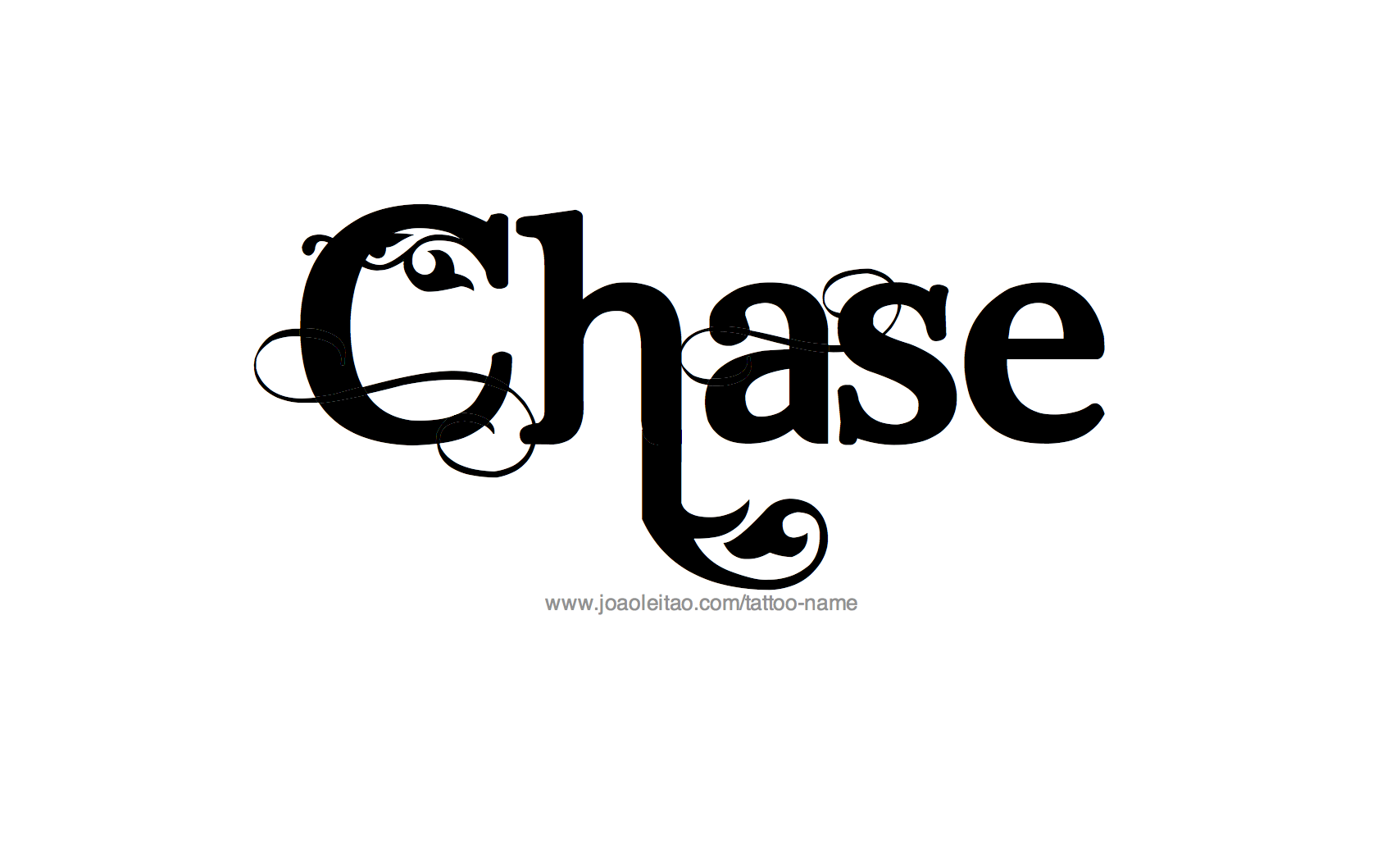 Chase Name Tattoo Designs