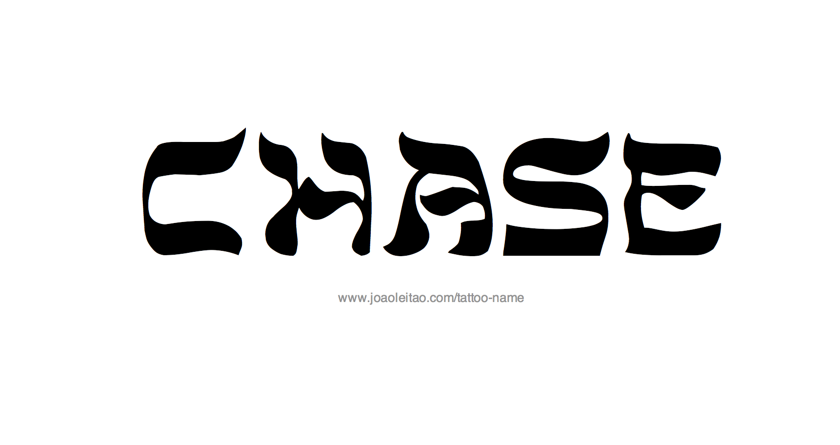 Chase Name Tattoo Designs