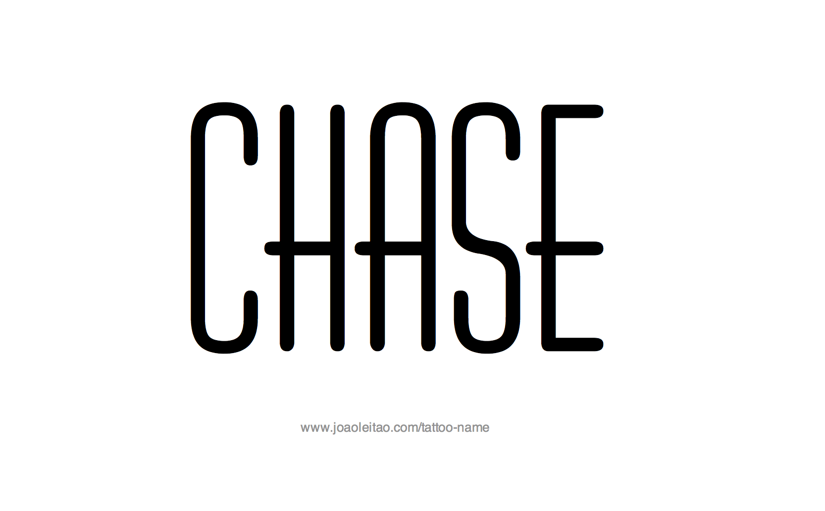 Chase Name Tattoo Designs
