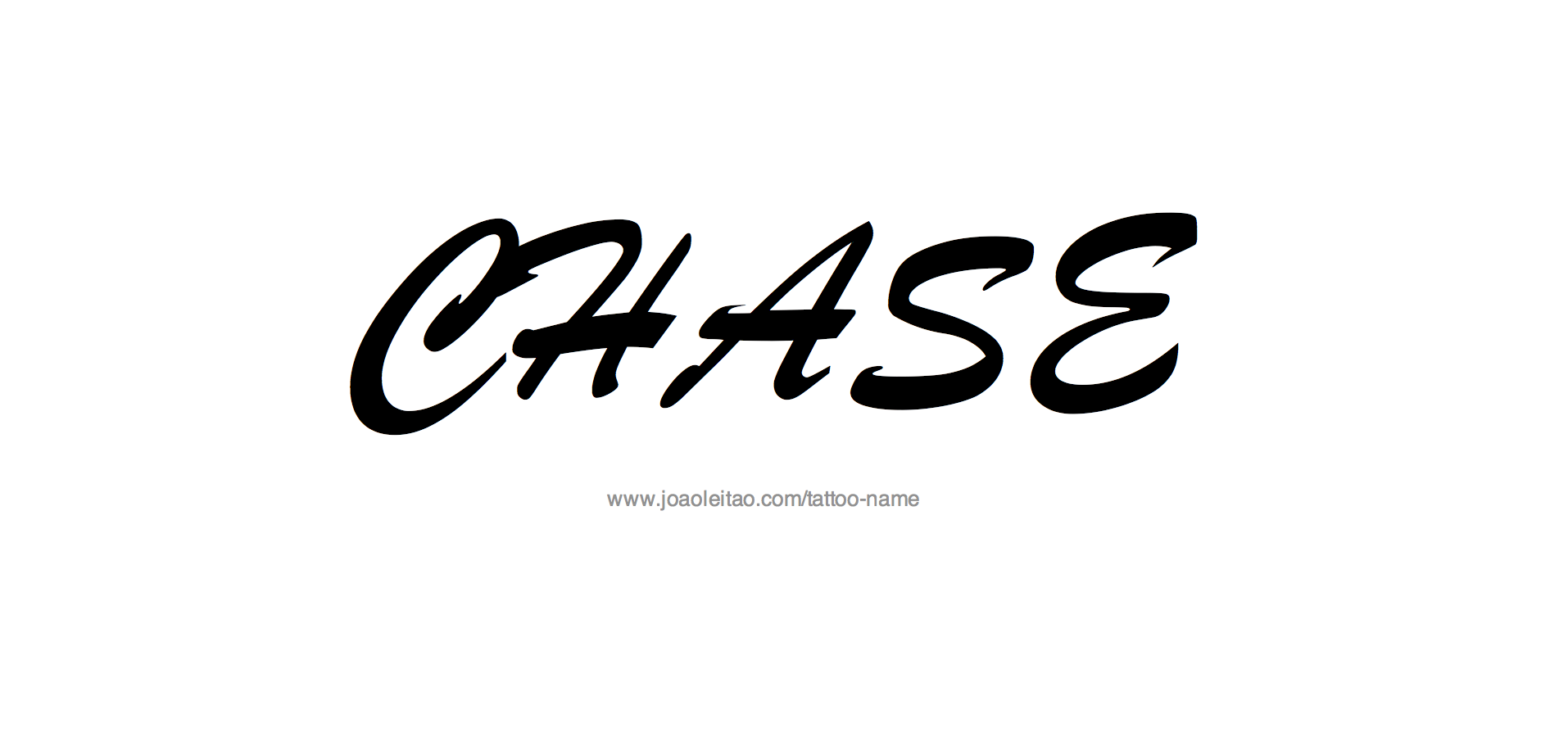 Chase Name Tattoo Designs