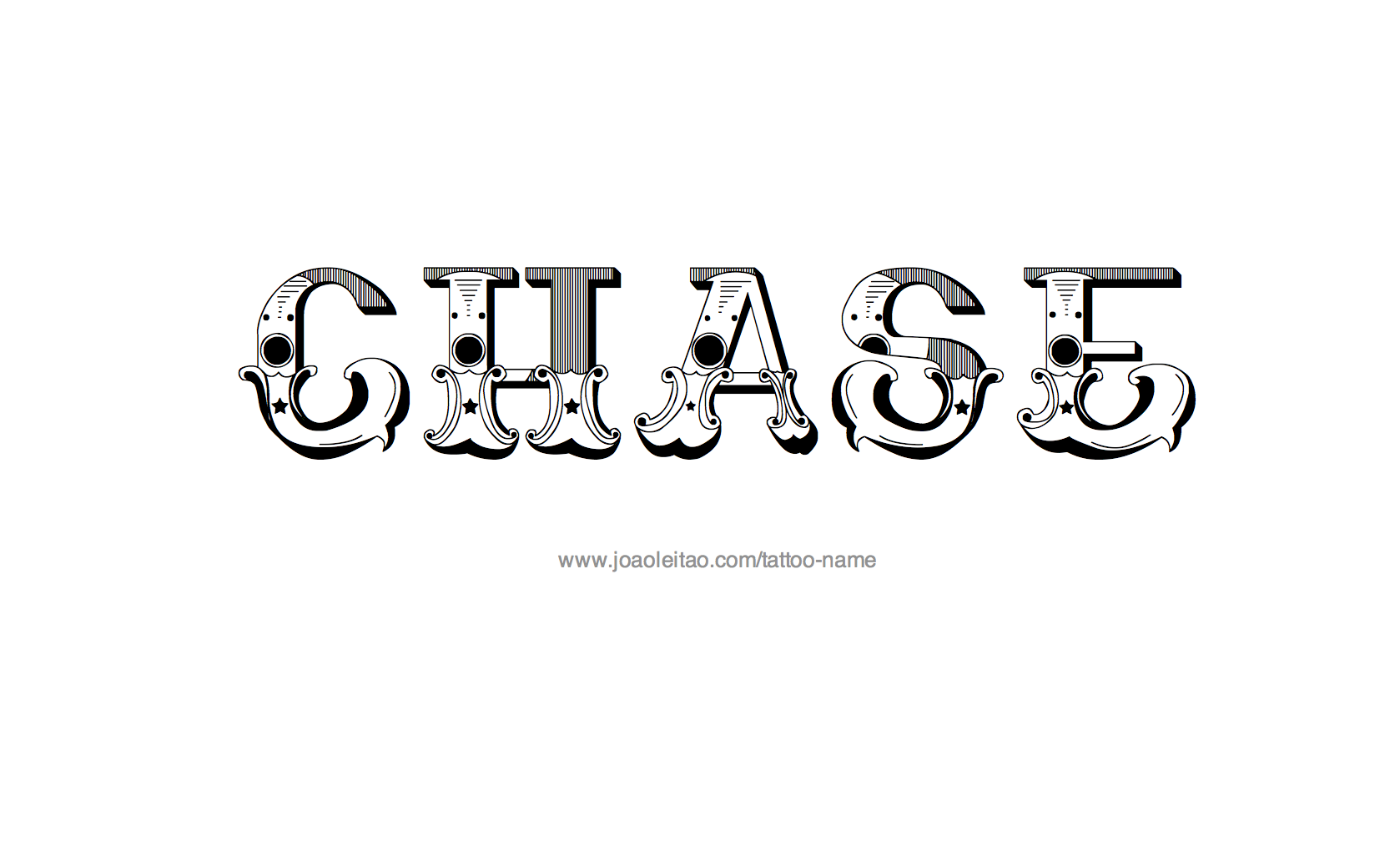 Chase Name Tattoo Designs