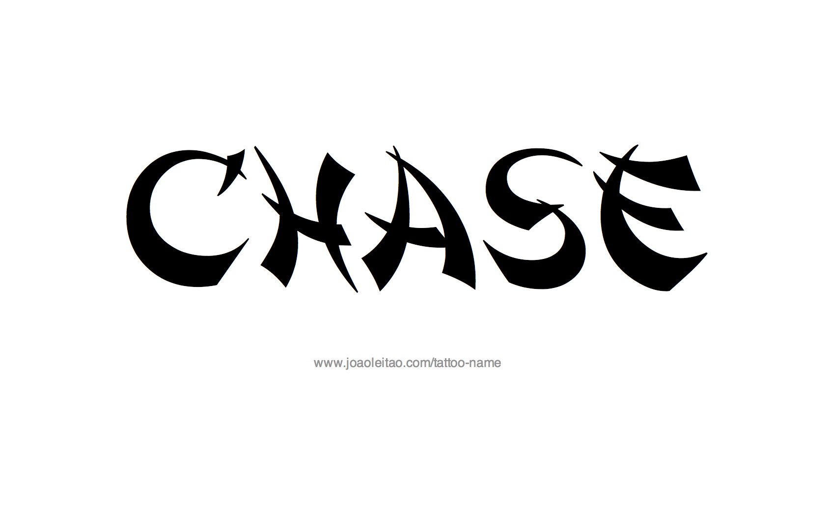 Chase Name Tattoo Designs
