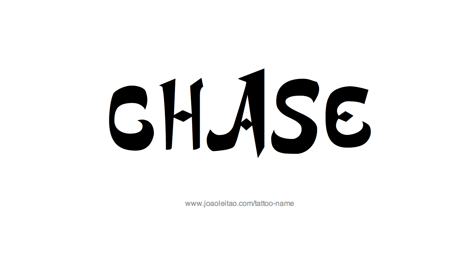 Chase Name Tattoo Designs