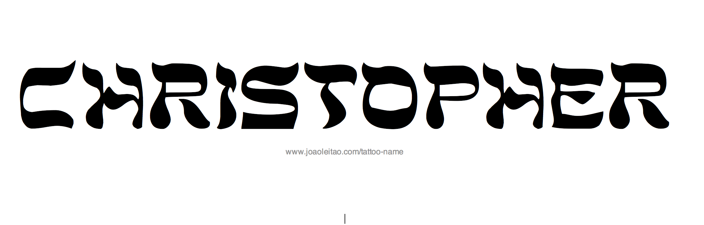 Christopher Name Tattoo Designs