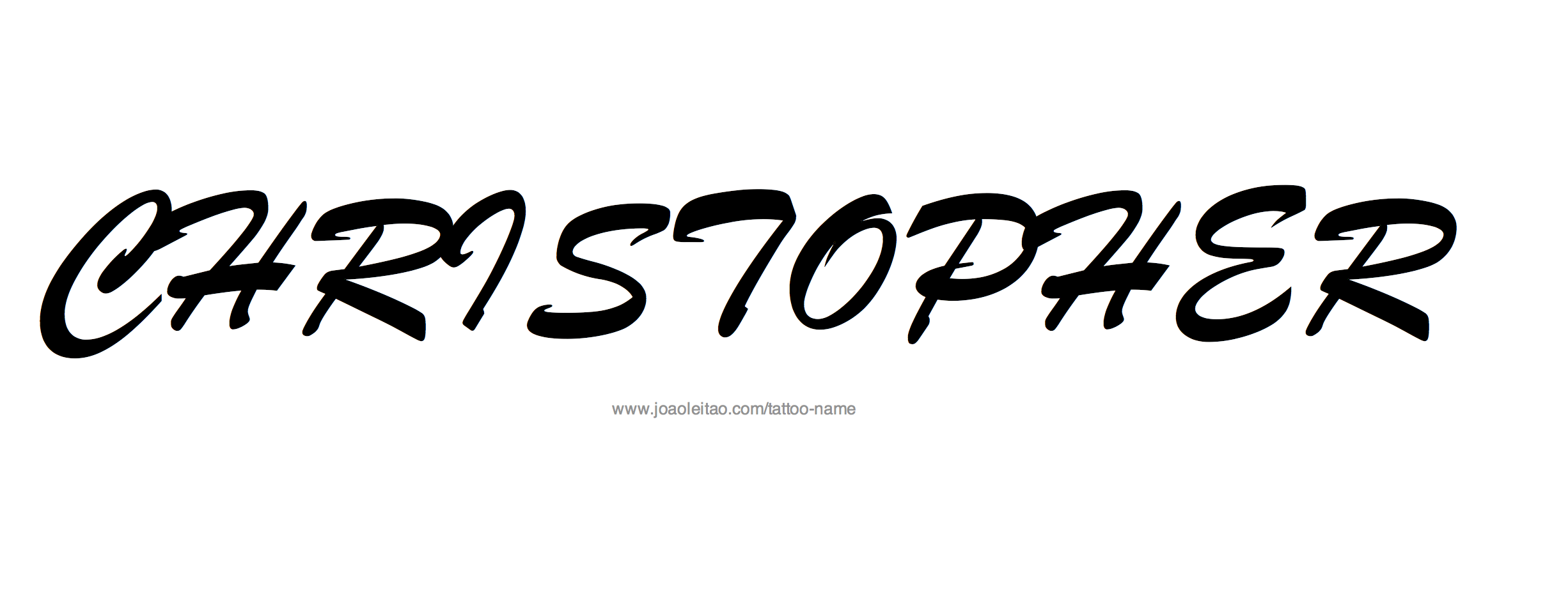 Chris Name Tattoo