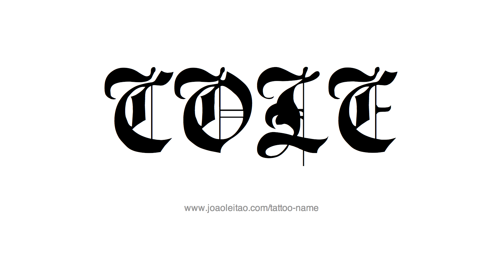 Cole Name Tattoo Designs