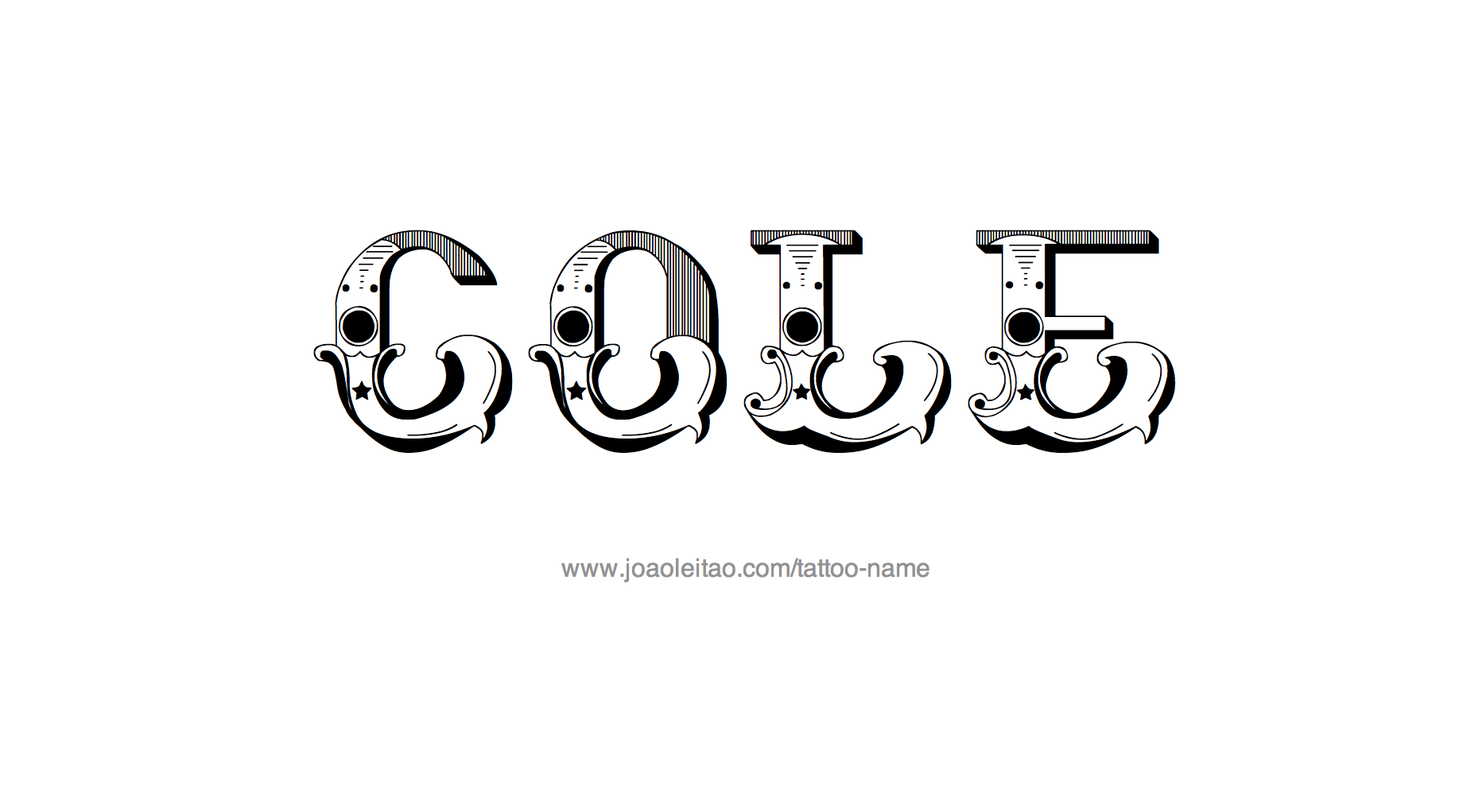 Cole Name Tattoo Designs